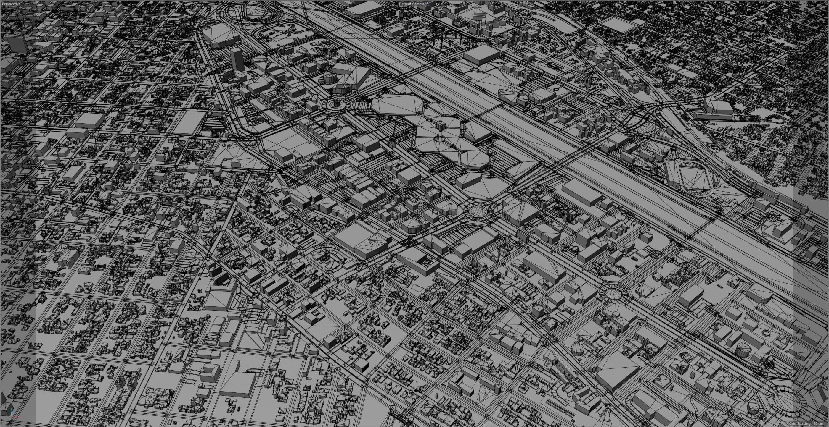 Tijuana City Mexico 3D Model 40km by 3dstudio