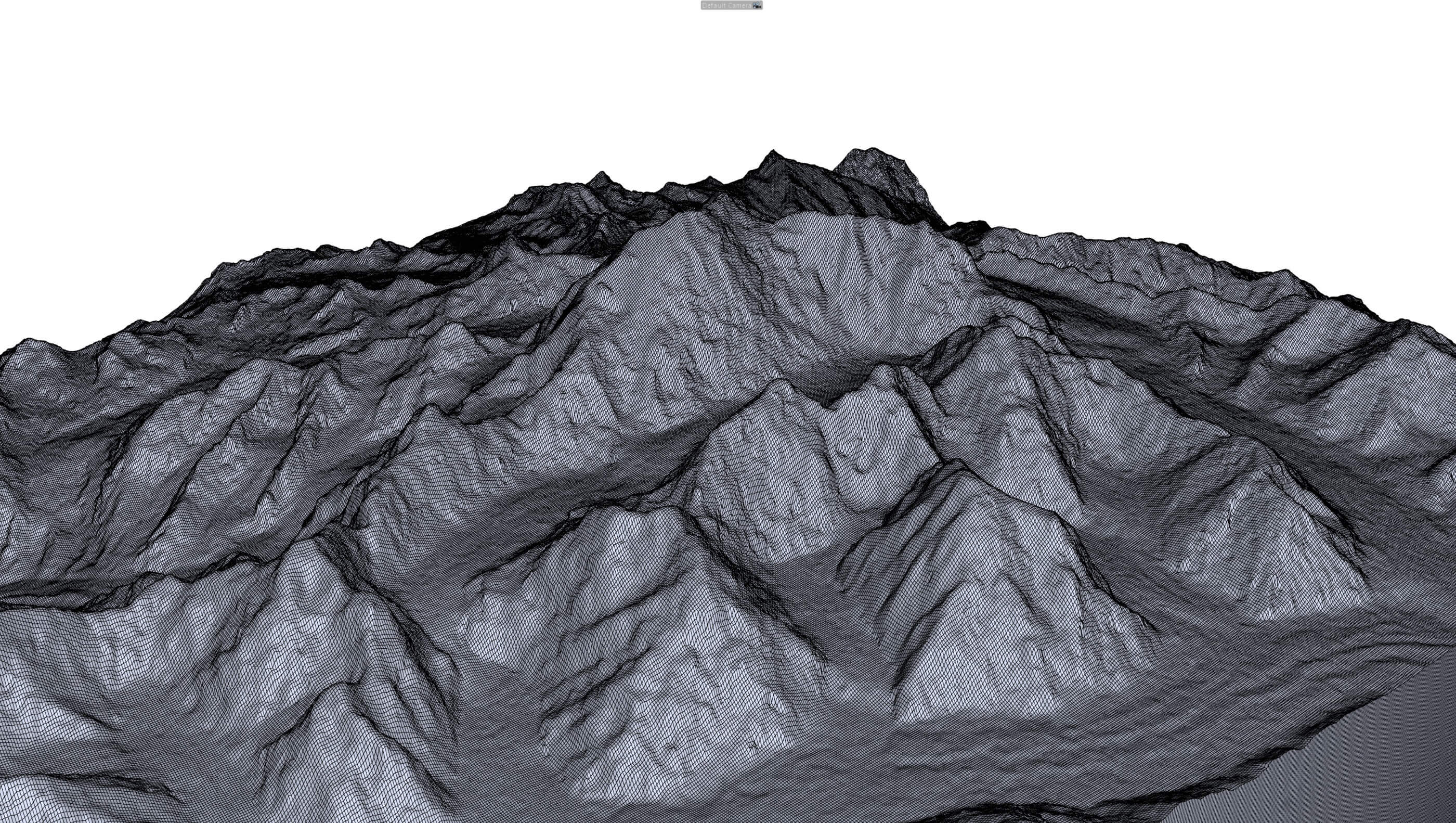 Tirich Mir Mountain Pakistan Terrain 3D Model by 3dstudio