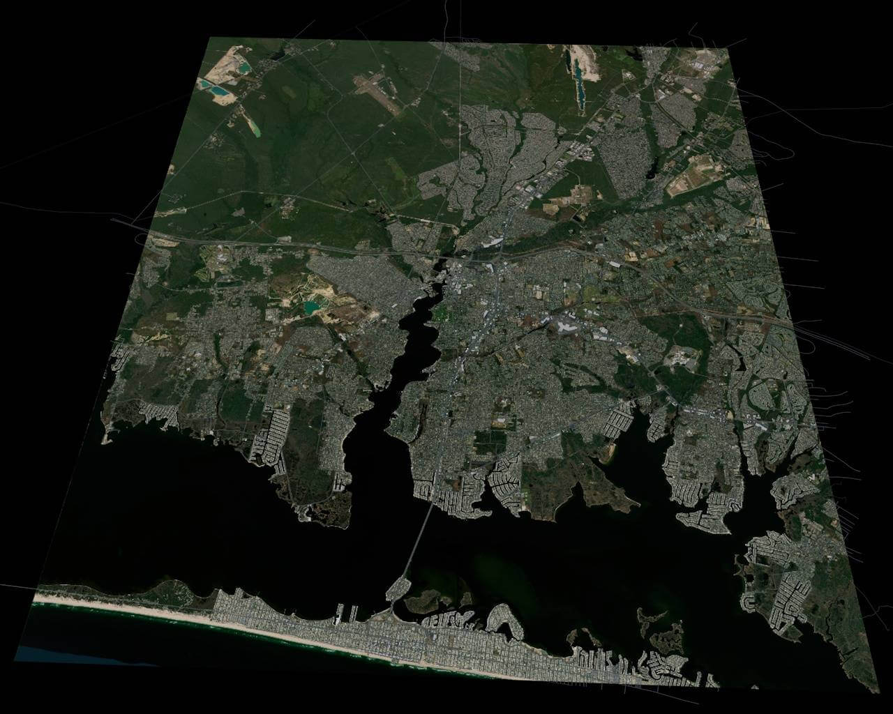 Toms River New Jersey - 3D Model by 3dstudio