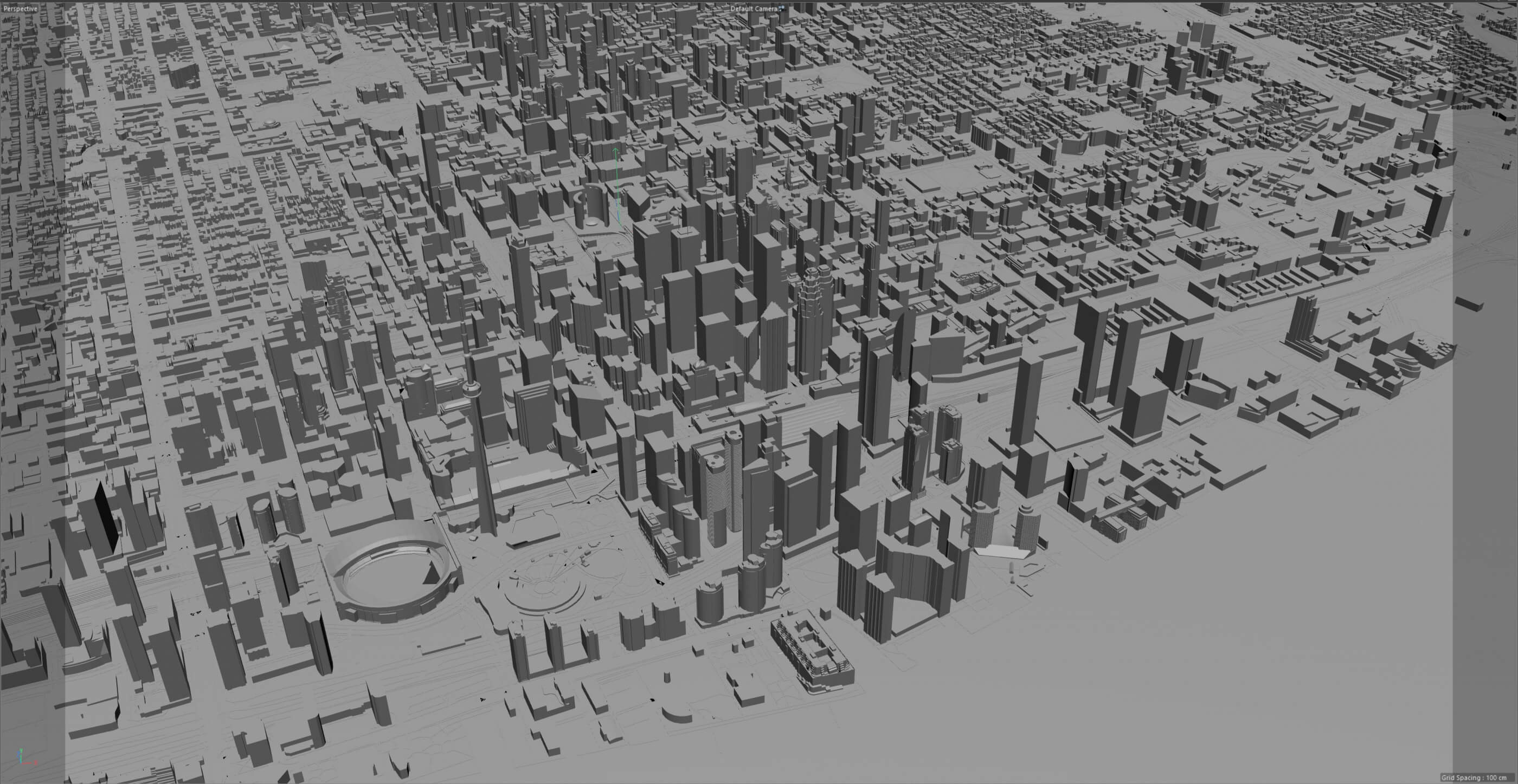 Toronto, Canada 75km - 3D Model by 3dstudio