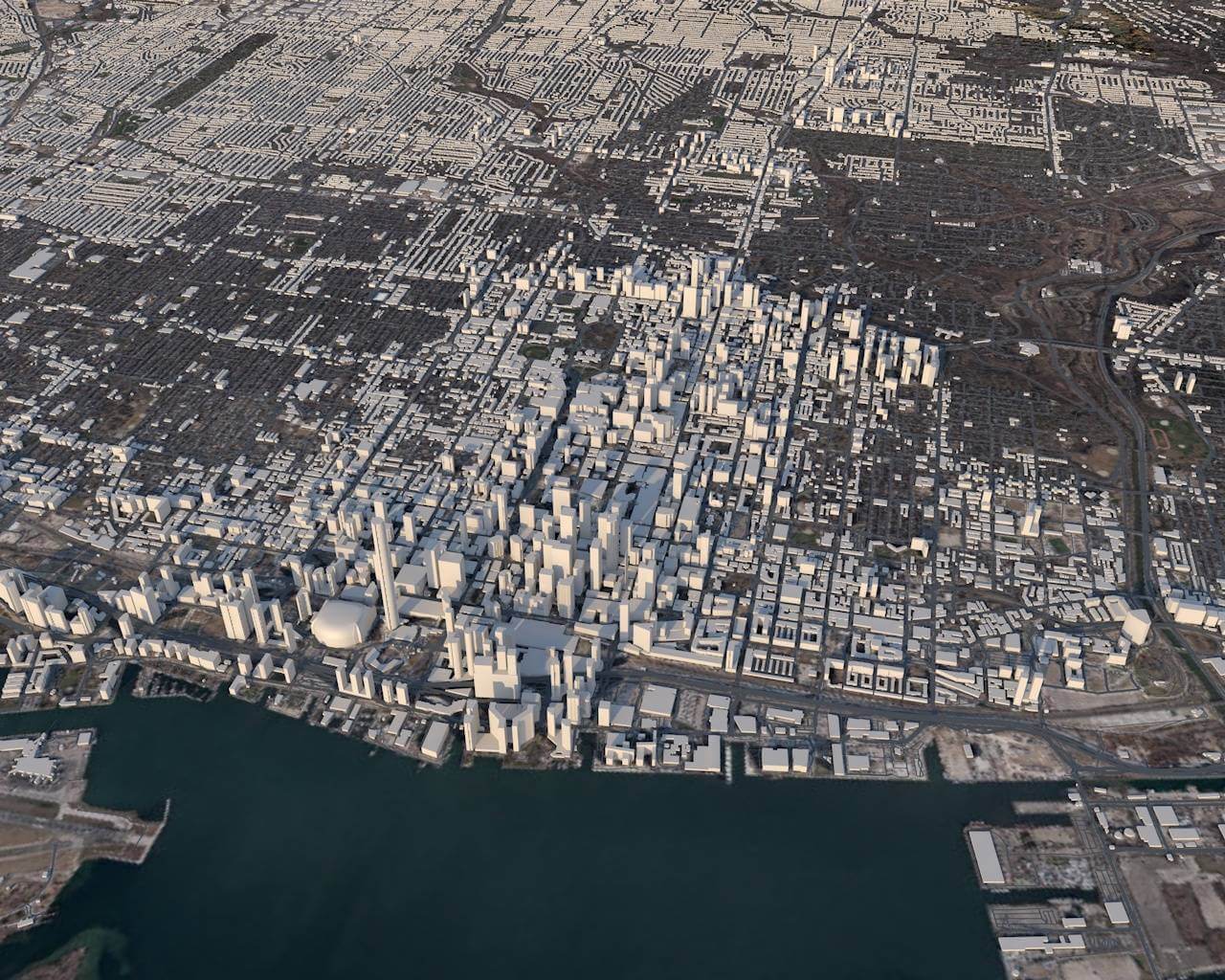 Toronto Canada - 3D Model by 3dstudio