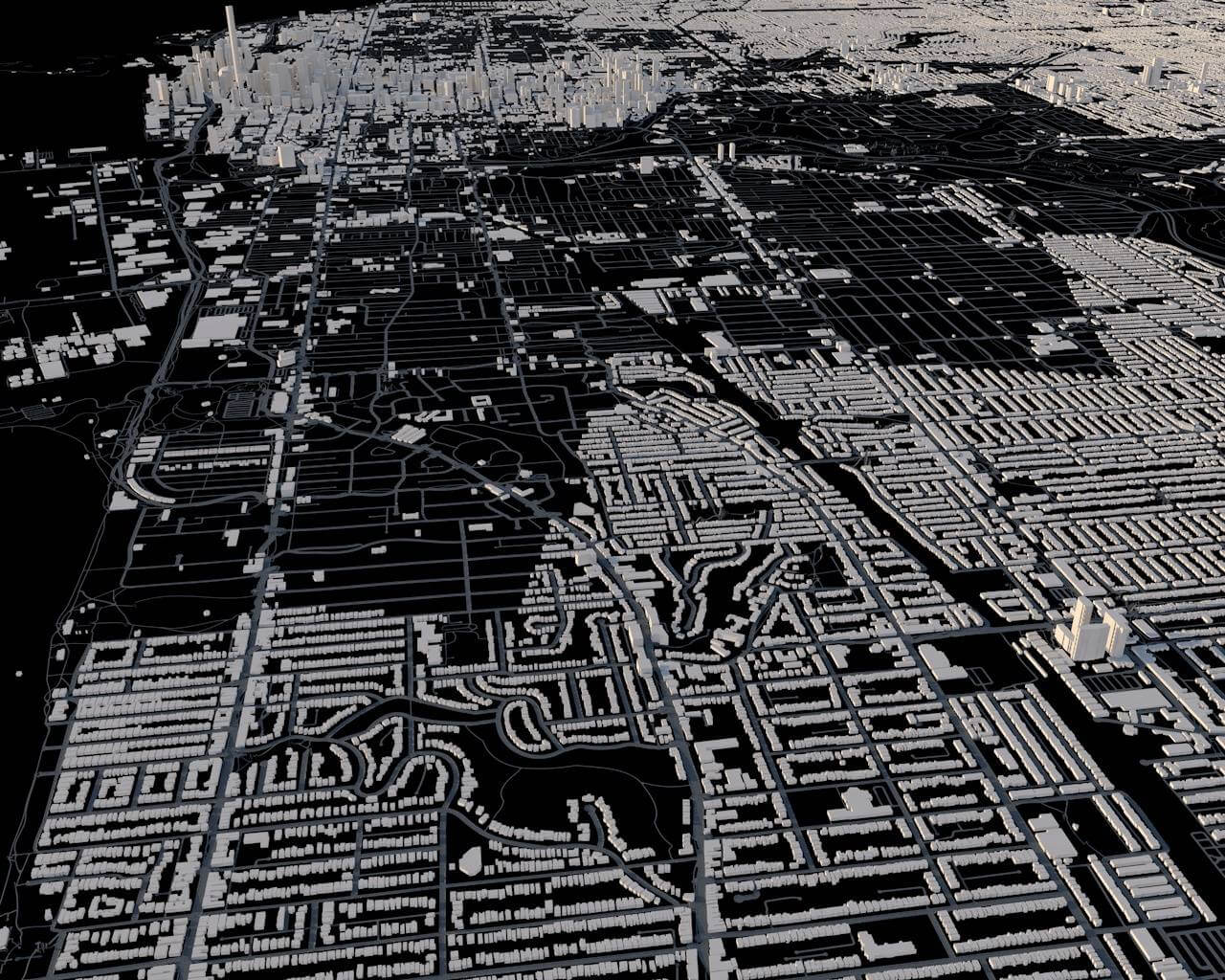 Toronto Canada - 3D Model by 3dstudio