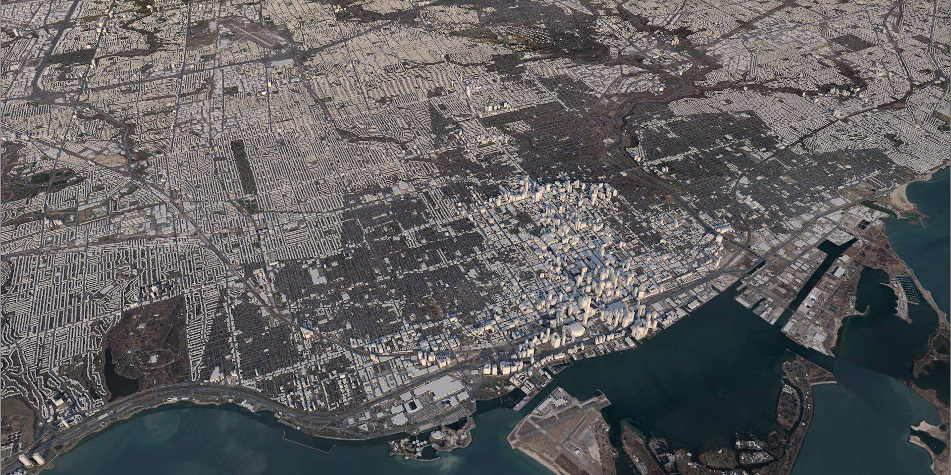 Toronto Canada - 3D Model by 3dstudio