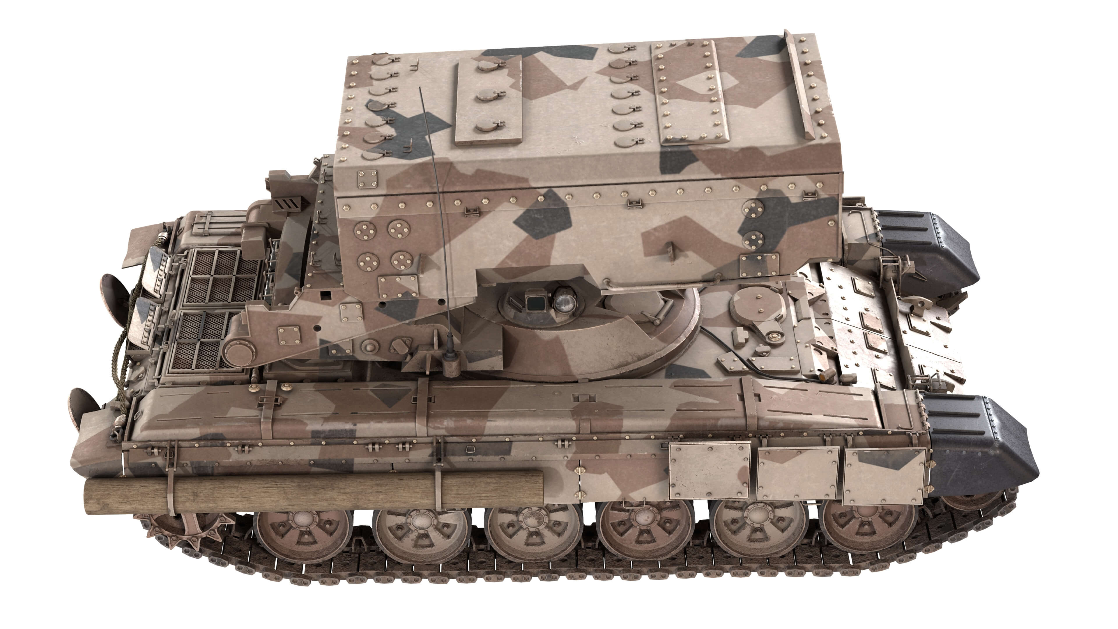 TOS 1A Buratino Flame Thrower - 3D Model by 3dstudio