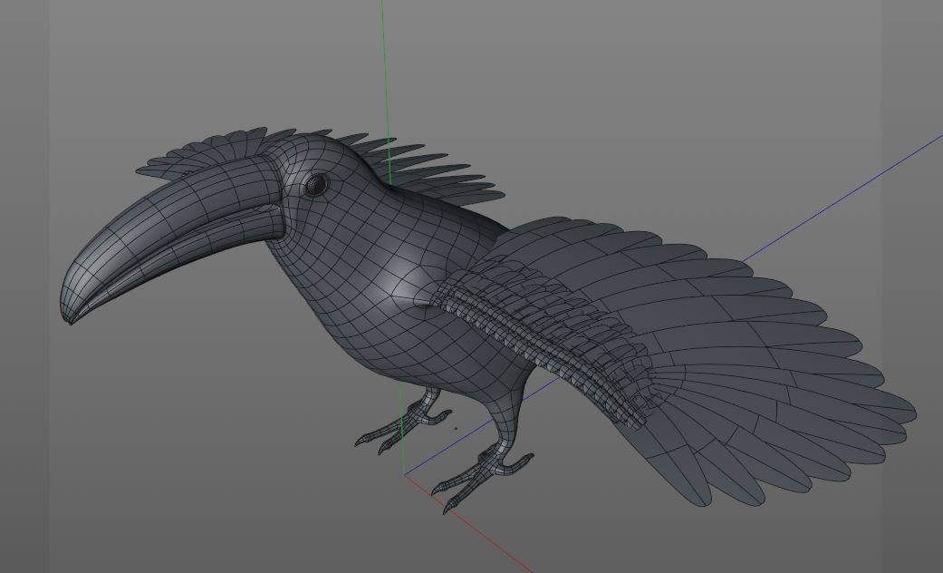 Toucan - 3D Model by 3dstudio