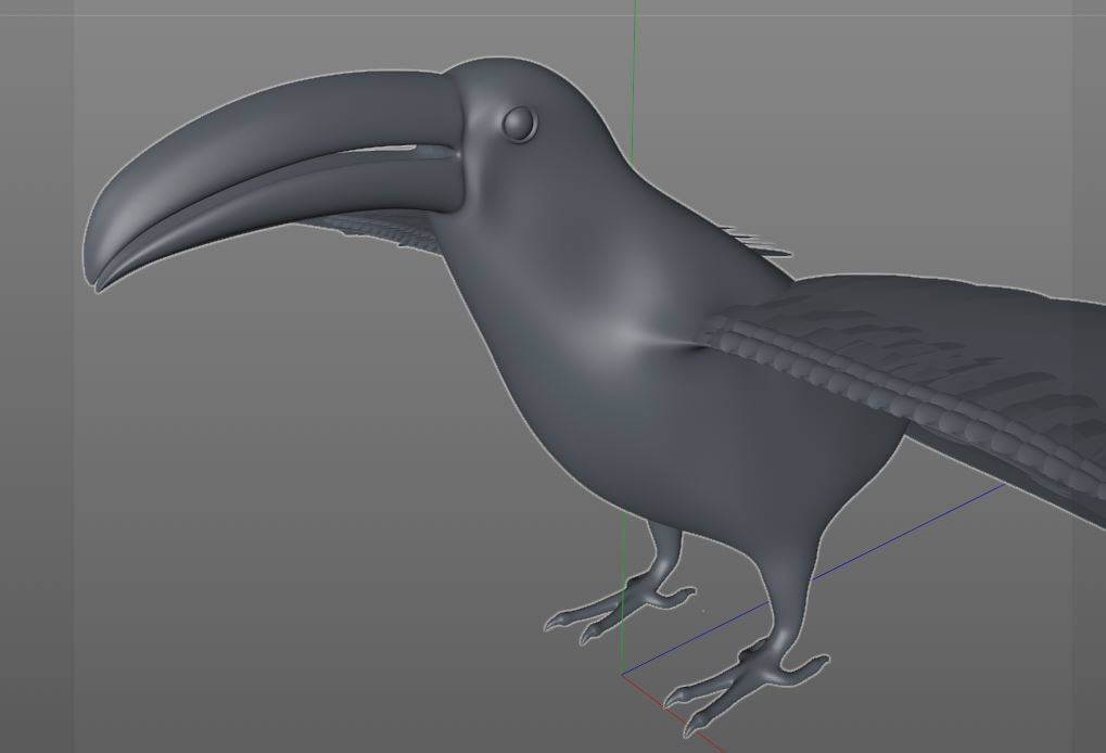 Toucan - 3D Model by 3dstudio