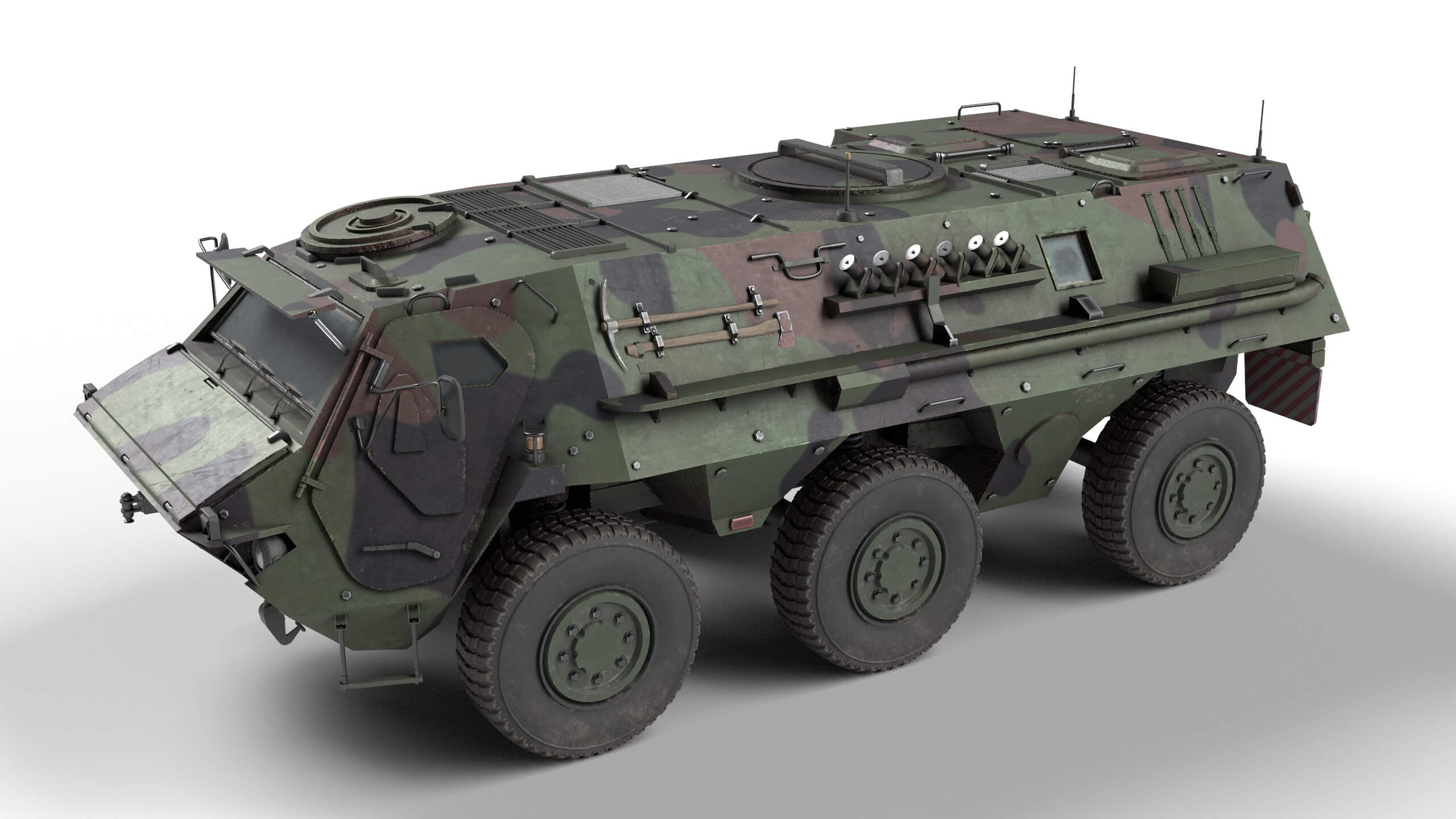 Tpz Fuchs Armored Carrier 3D Model by 3dstudio