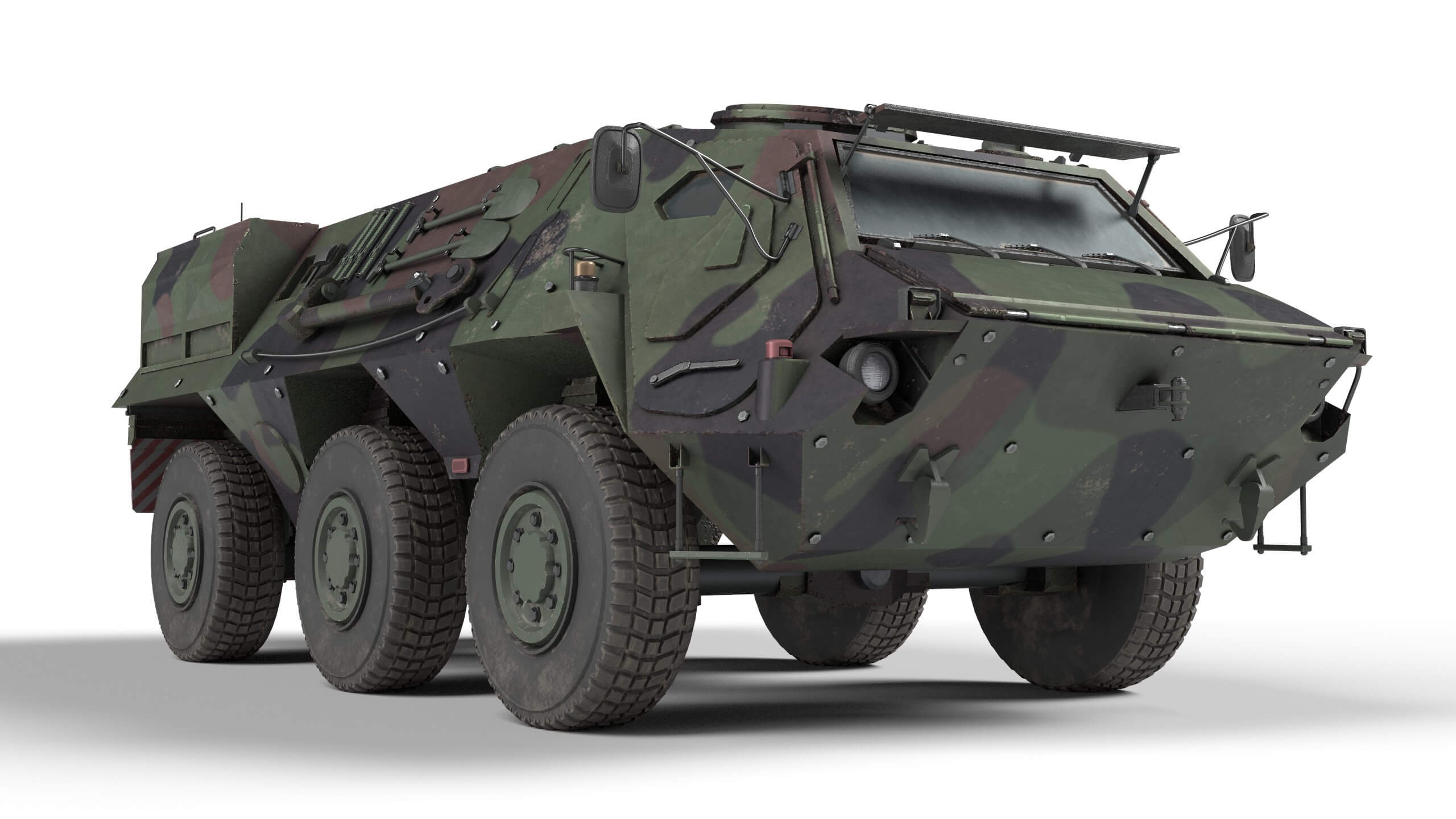 Tpz Fuchs Armored Carrier 3D Model by 3dstudio