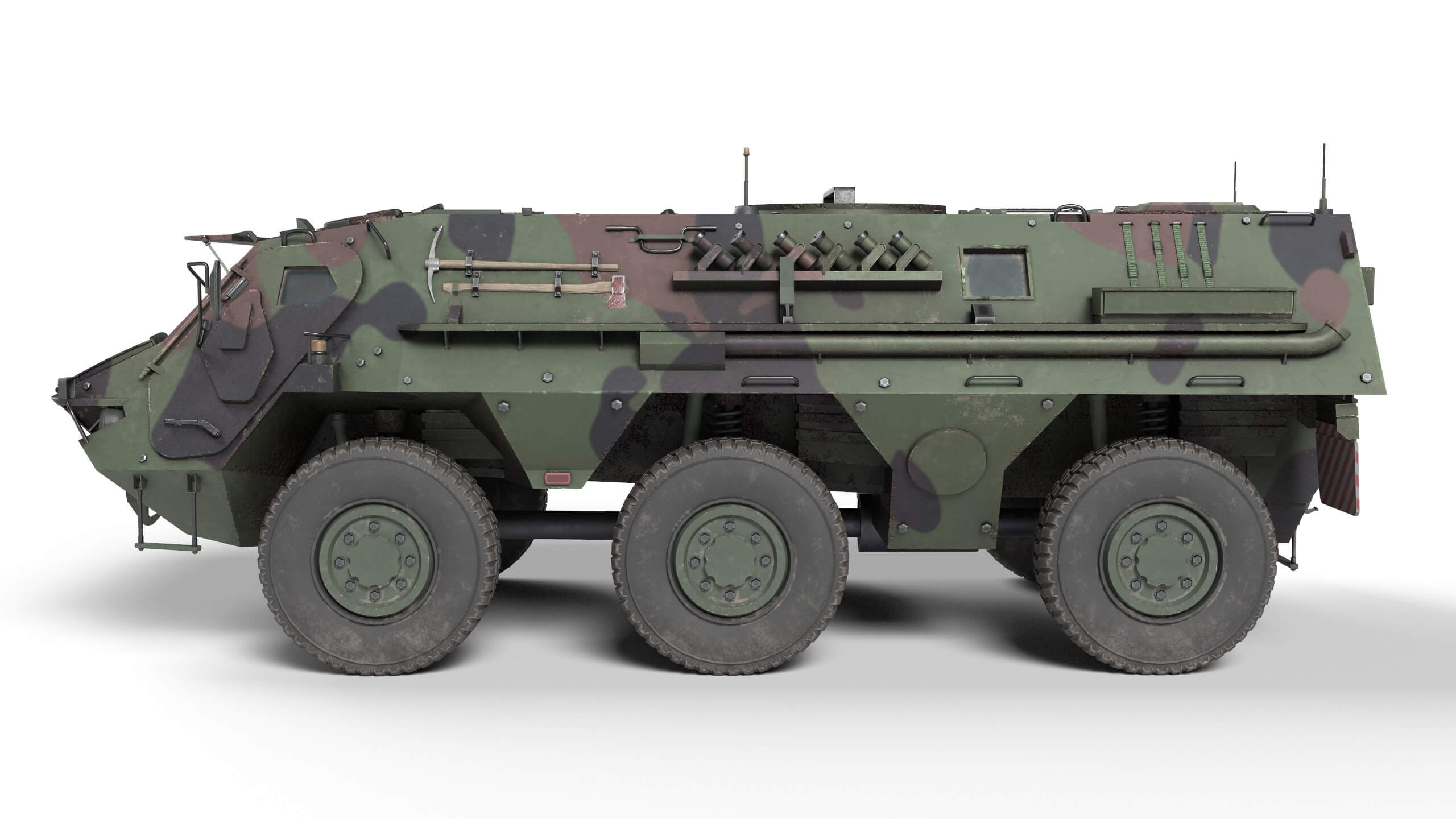 Tpz Fuchs Armored Carrier 3D Model by 3dstudio