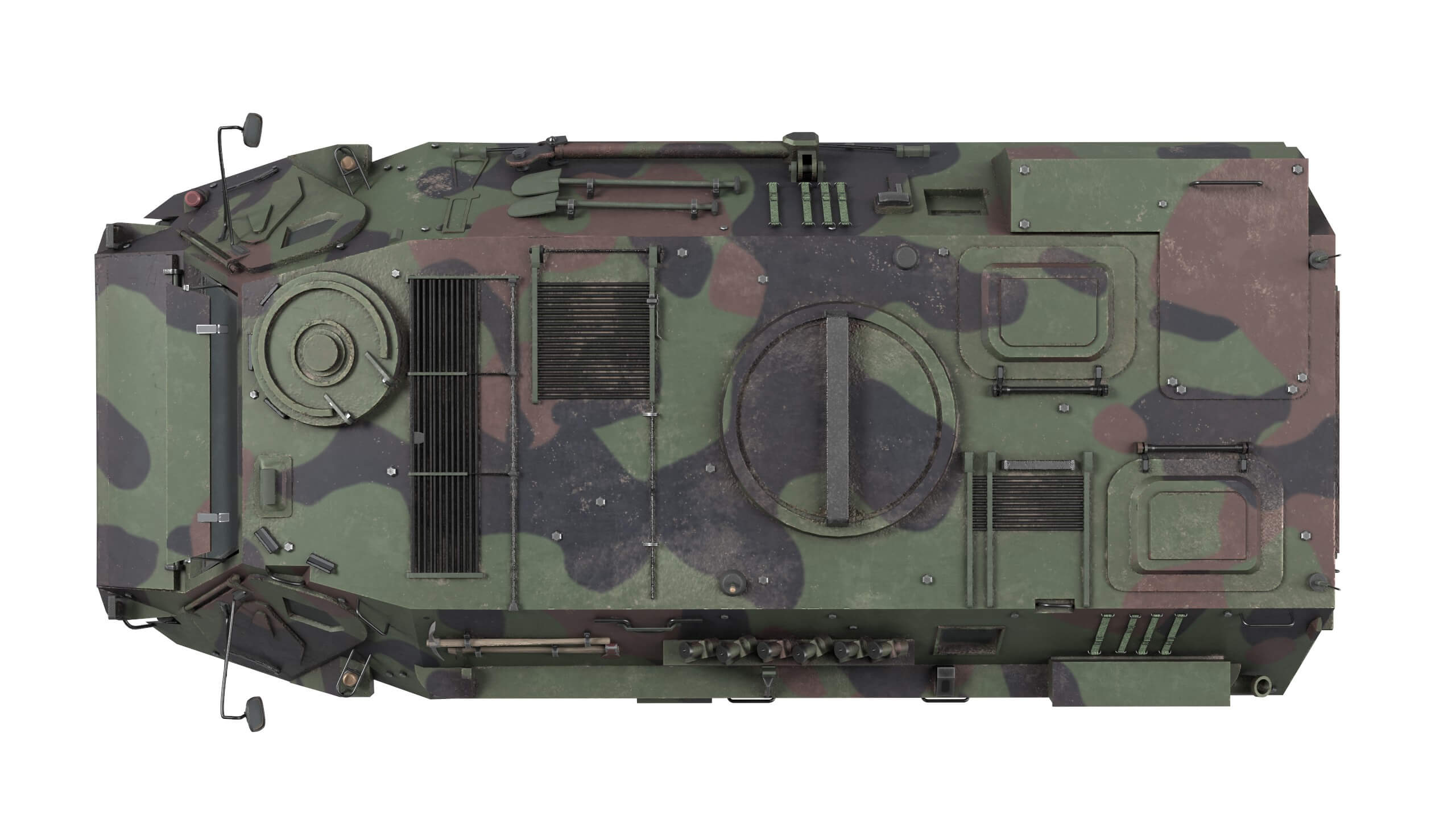 Tpz Fuchs Armored Carrier 3D Model by 3dstudio