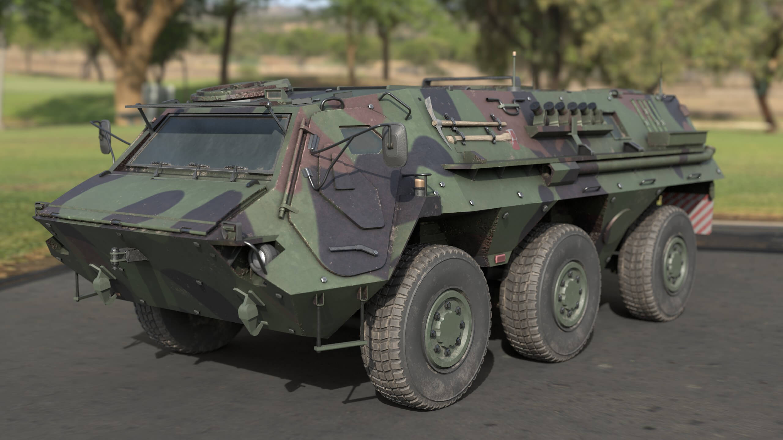 Tpz Fuchs Armored Carrier 3D Model by 3dstudio