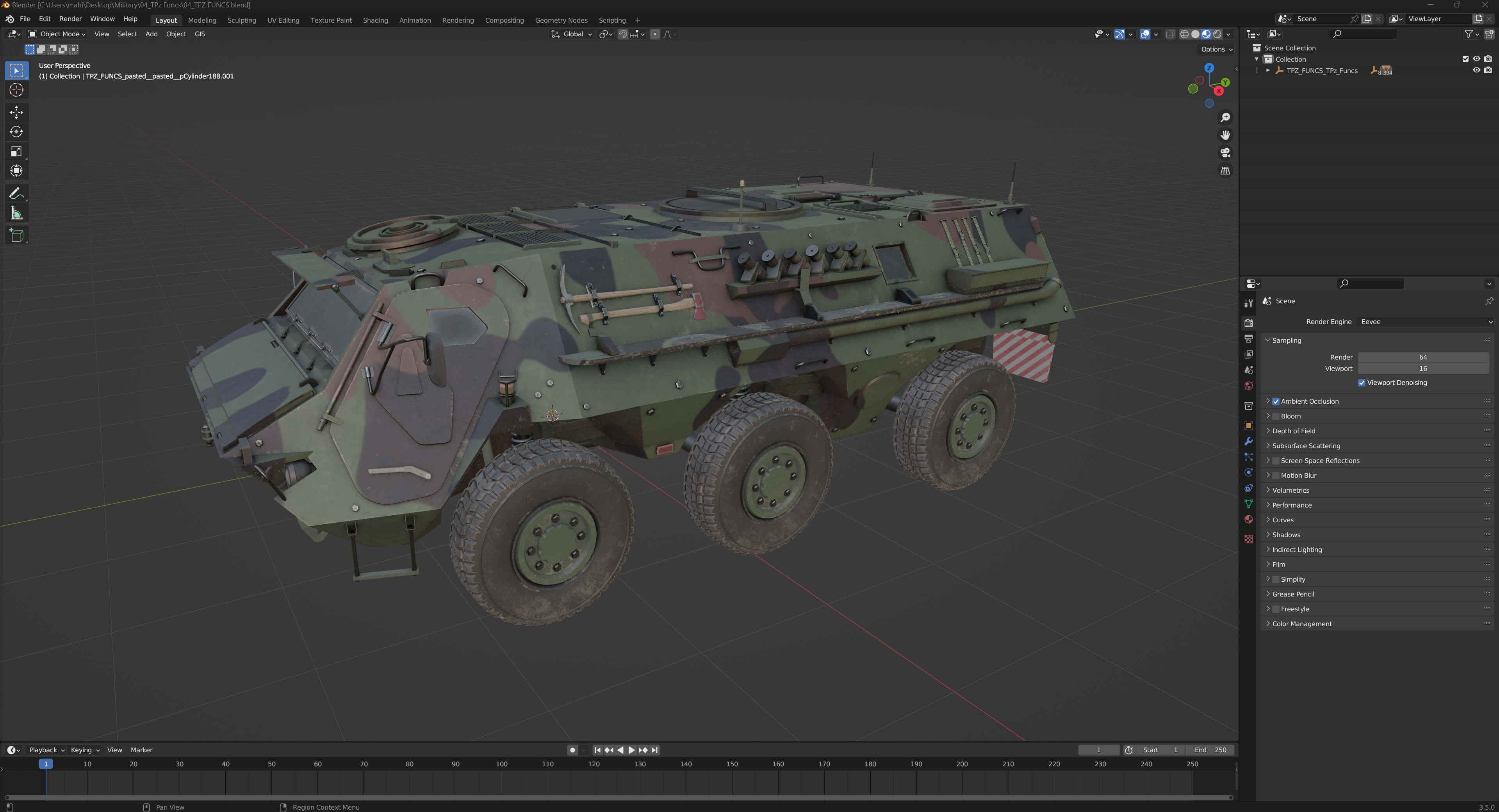 Tpz Fuchs Armored Carrier 3D Model by 3dstudio