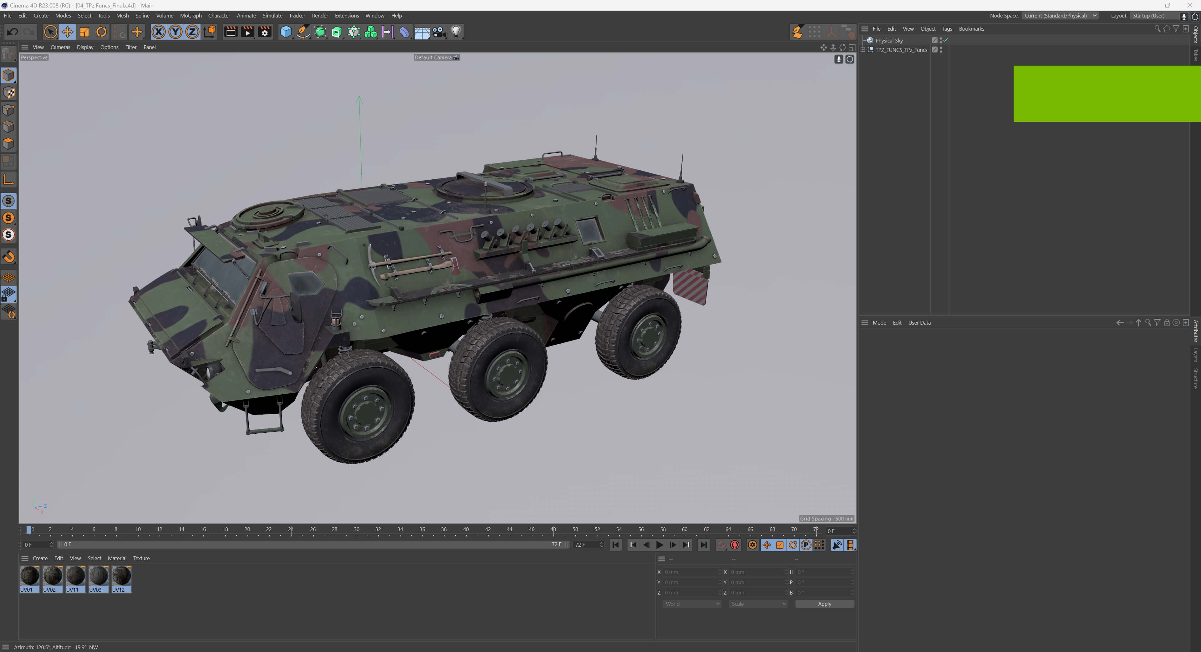 Tpz Fuchs Armored Carrier 3D Model by 3dstudio