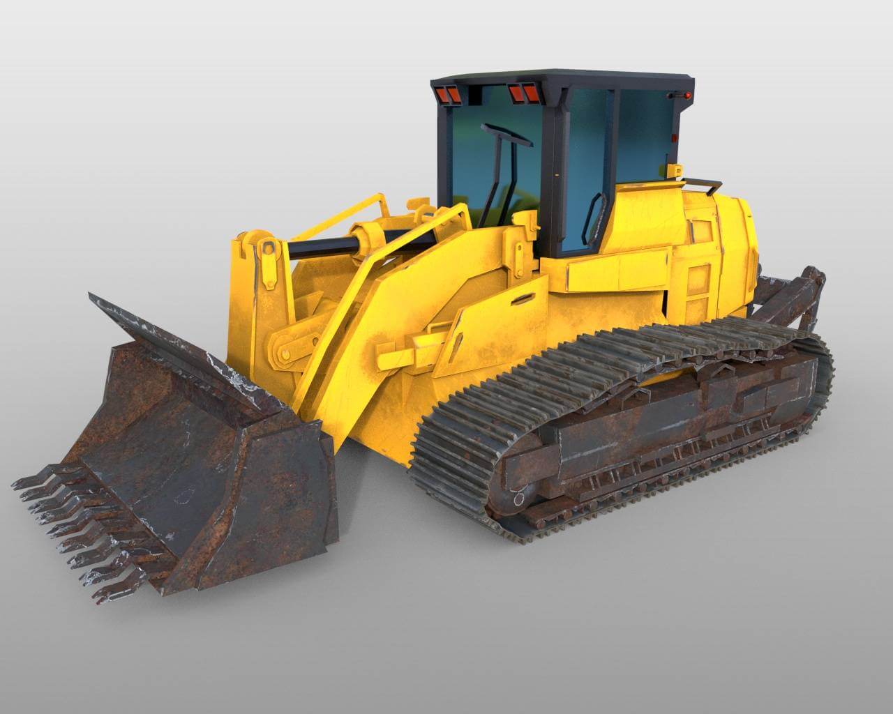 Track Loader - 3D Model by 3dstudio