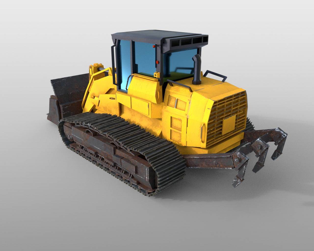 Track Loader - 3D Model by 3dstudio