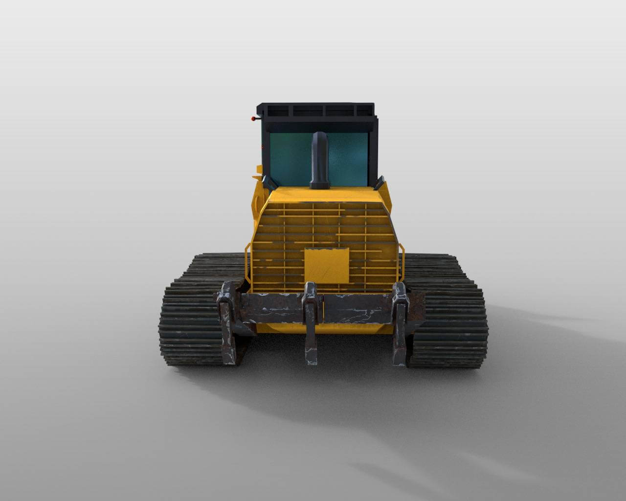 Track Loader - 3D Model by 3dstudio