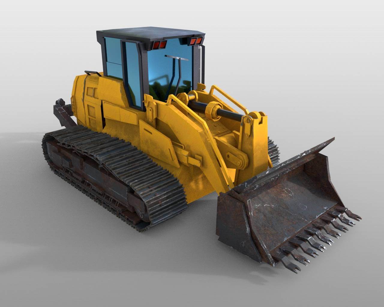 Track Loader - 3D Model by 3dstudio