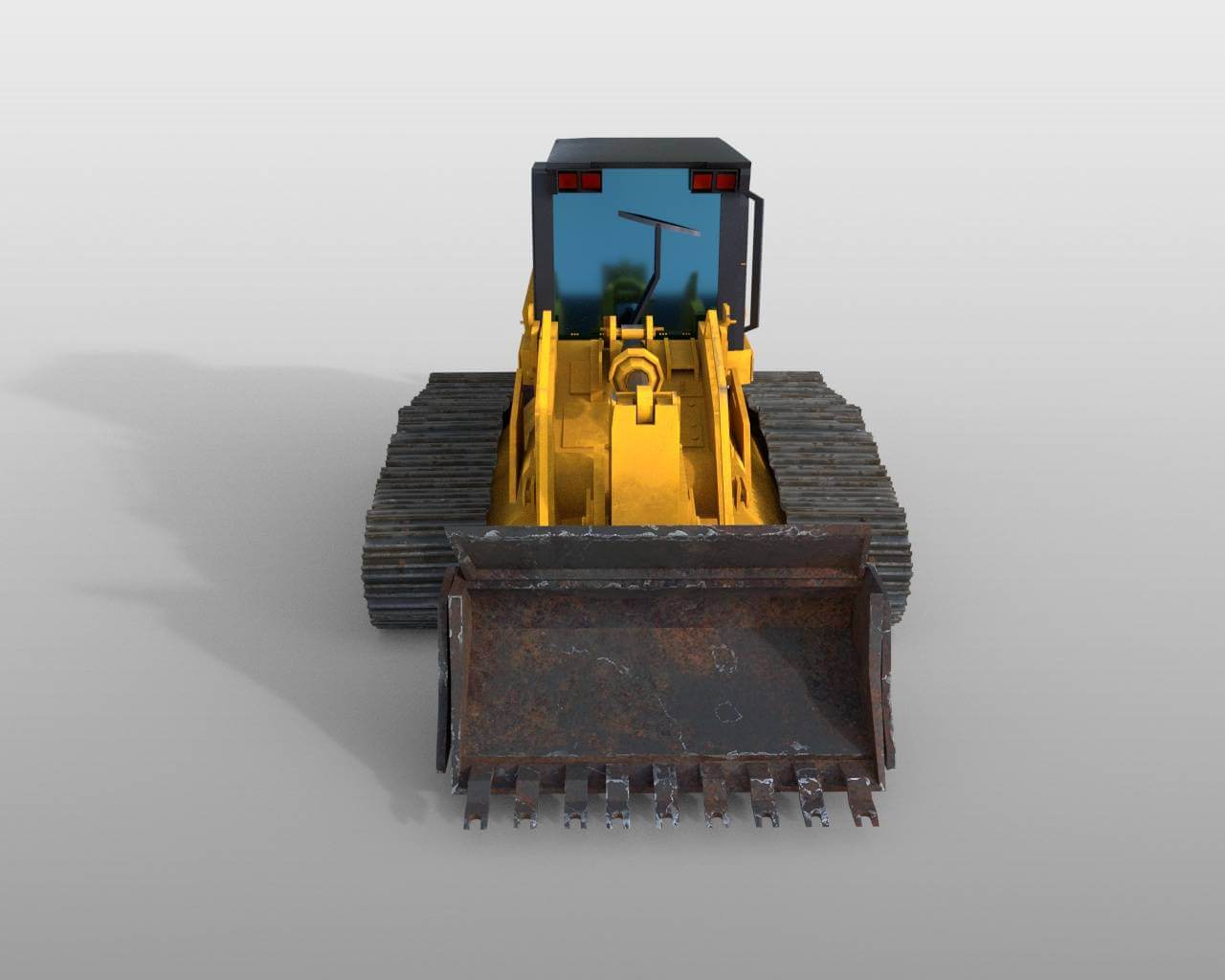 Track Loader - 3D Model by 3dstudio