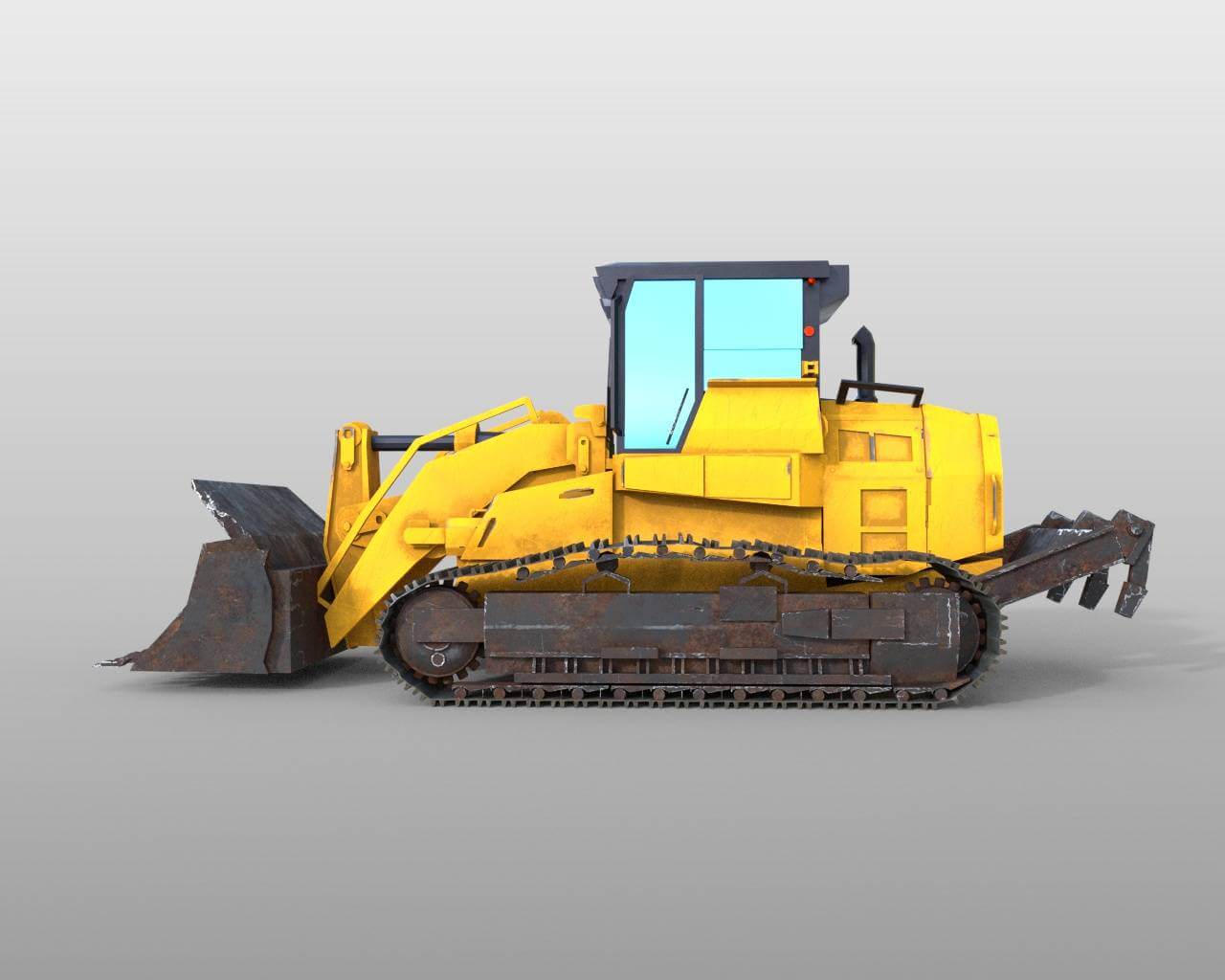 Track Loader - 3D Model by 3dstudio