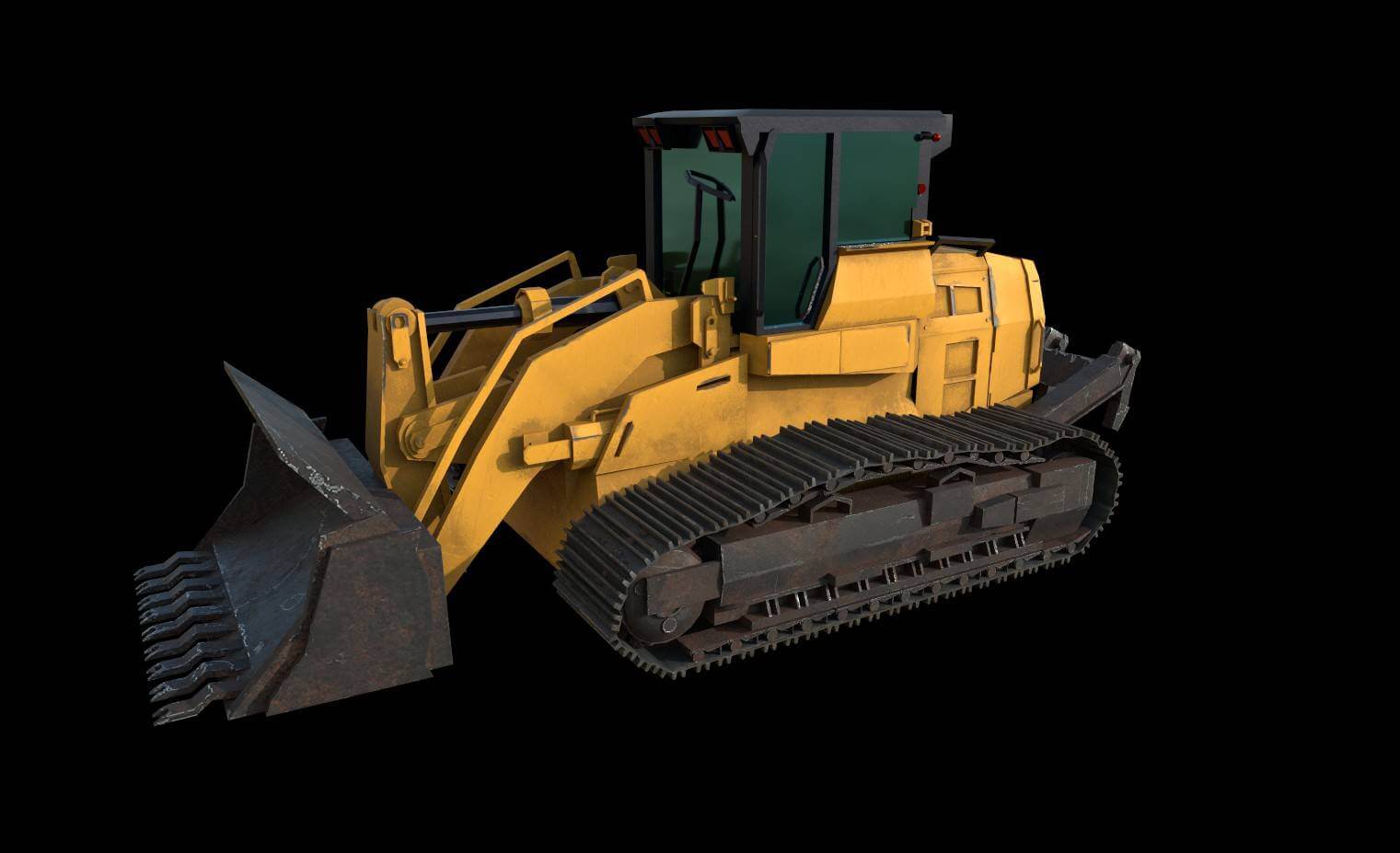 Track Loader - 3D Model by 3dstudio