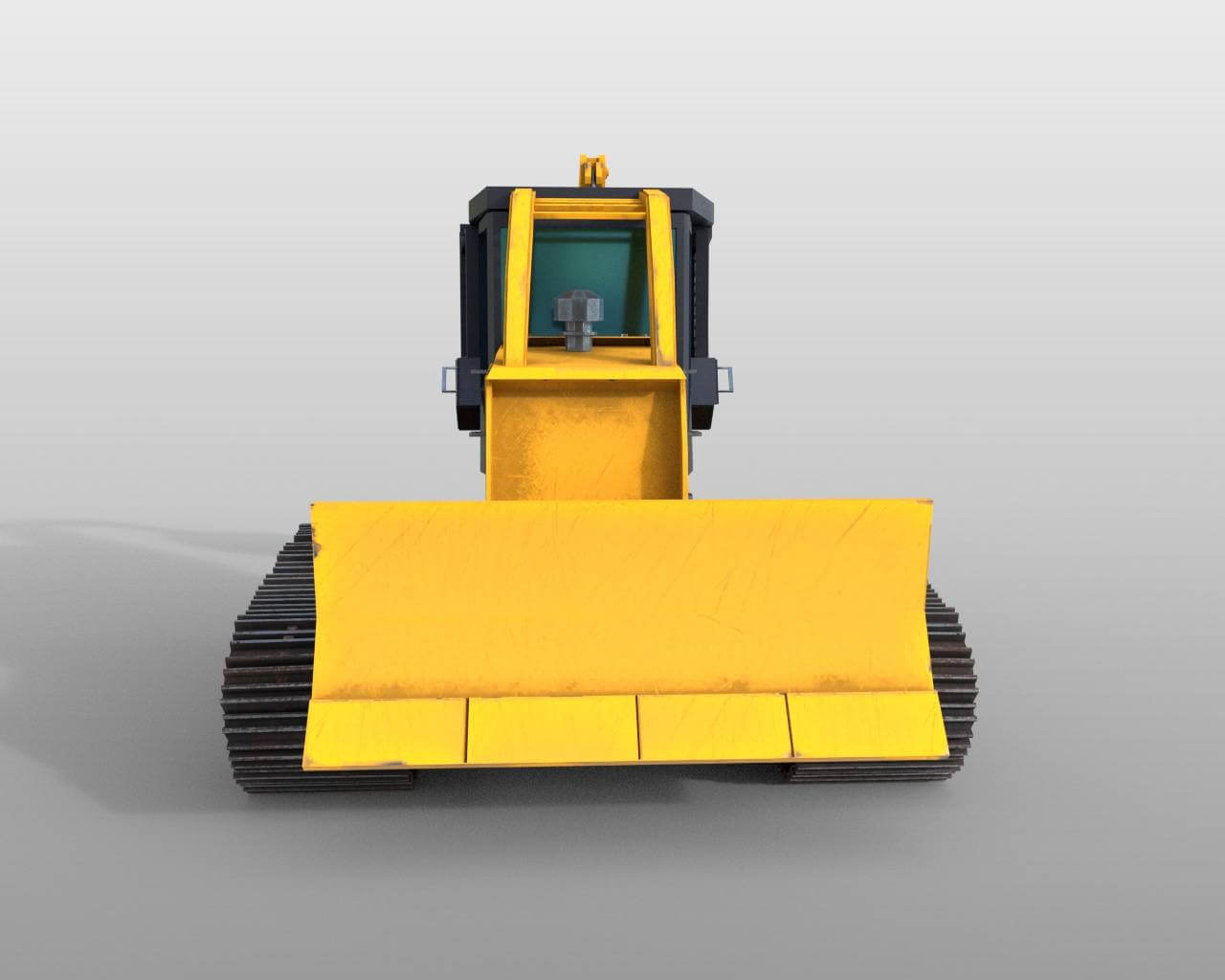 Track Skidder - 3D Model by 3dstudio