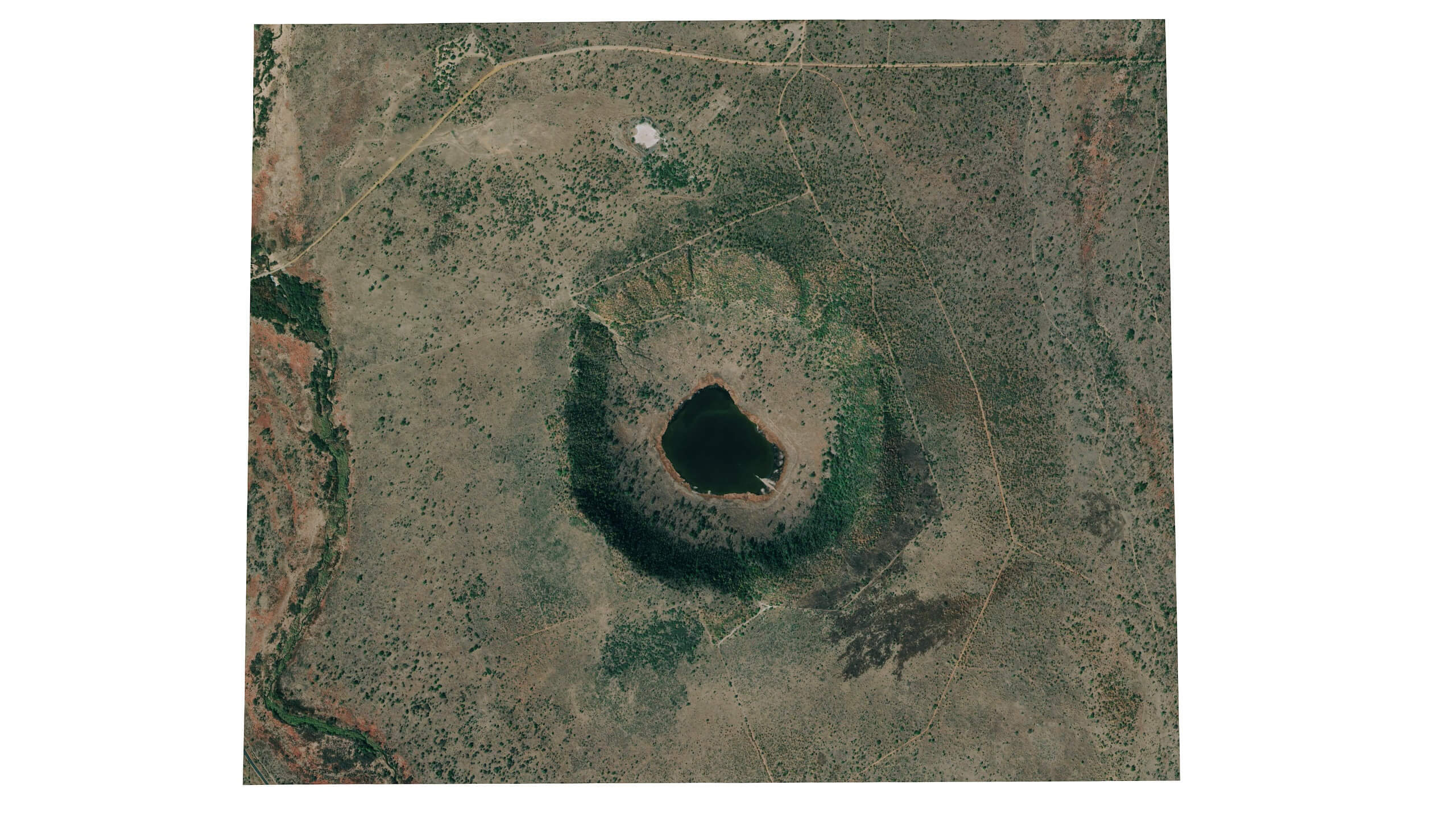 Tswaing Crater South Africa Terain 3D Model by 3dstudio