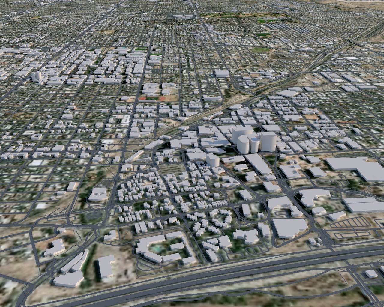 Tucson Arizona - 3D Model by 3dstudio