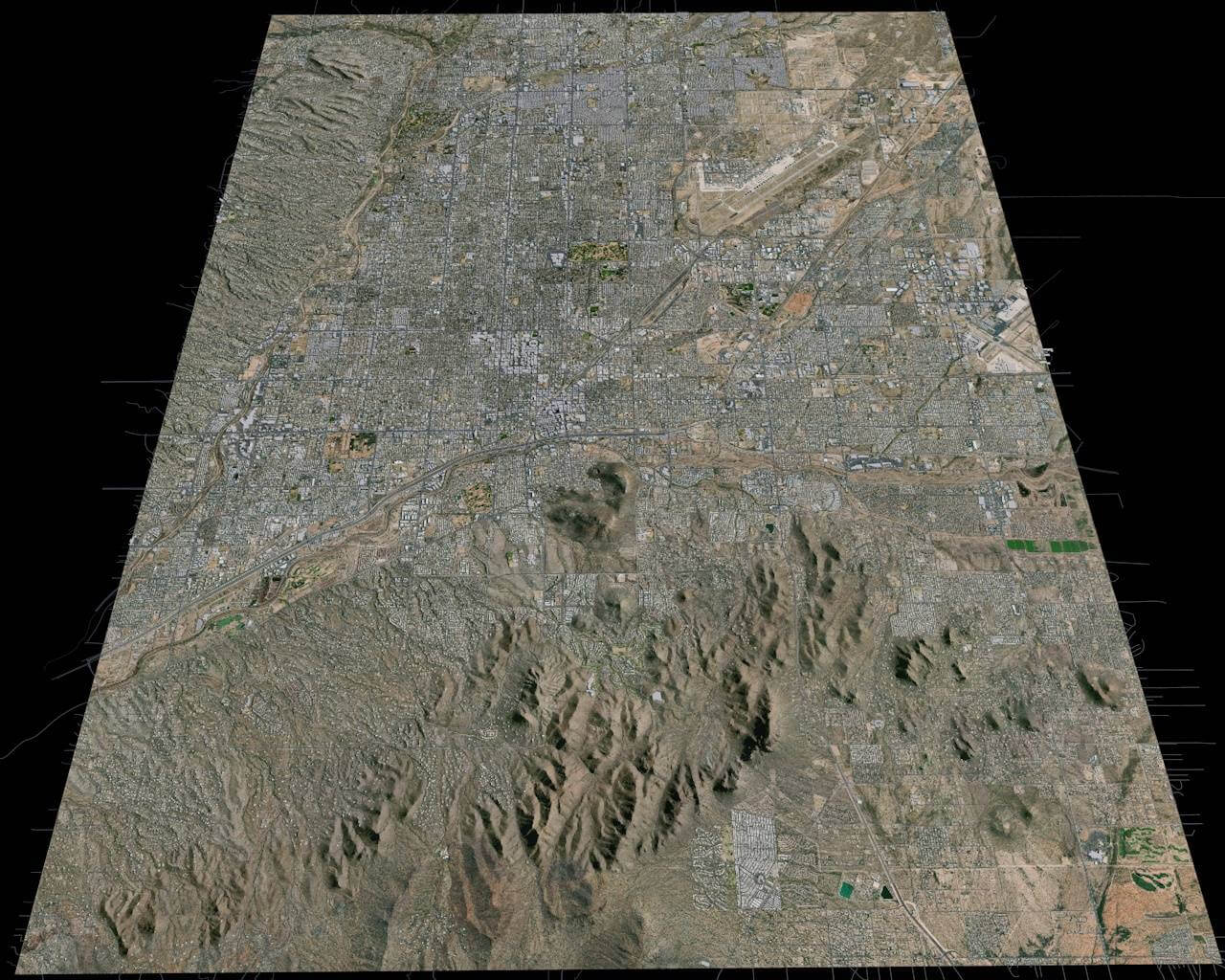 Tucson Arizona - 3D Model by 3dstudio