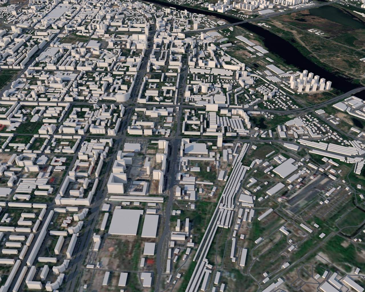 Tumen China - 3D Model by 3dstudio