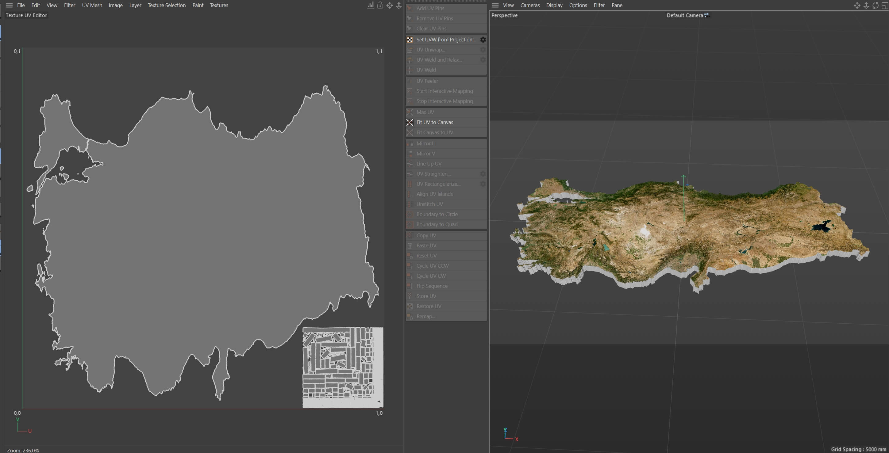 Turkey Terrain Map - 3D Model by 3dstudio