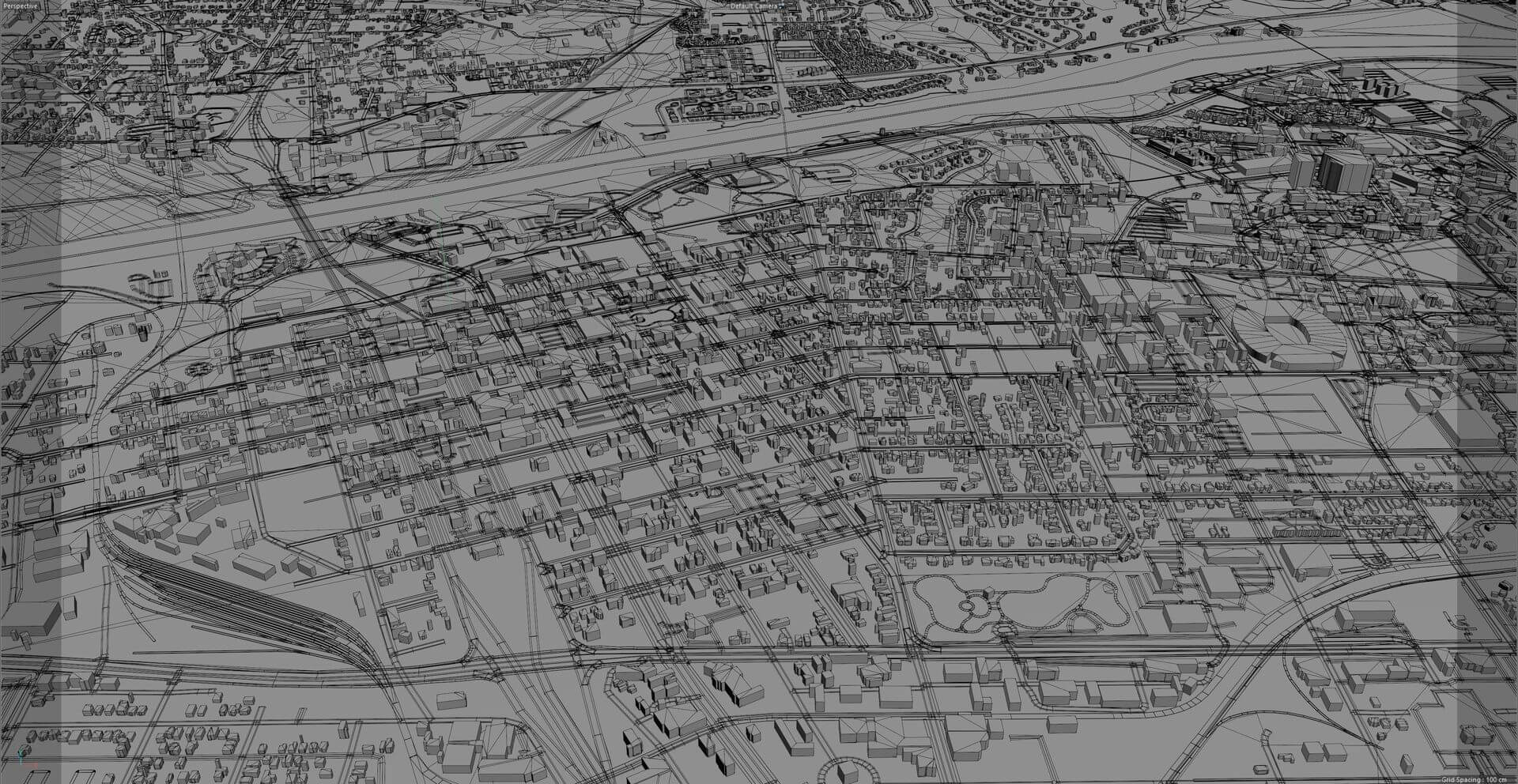 Tuscaloosa, Alabama USA 50km - 3D Model by 3dstudio