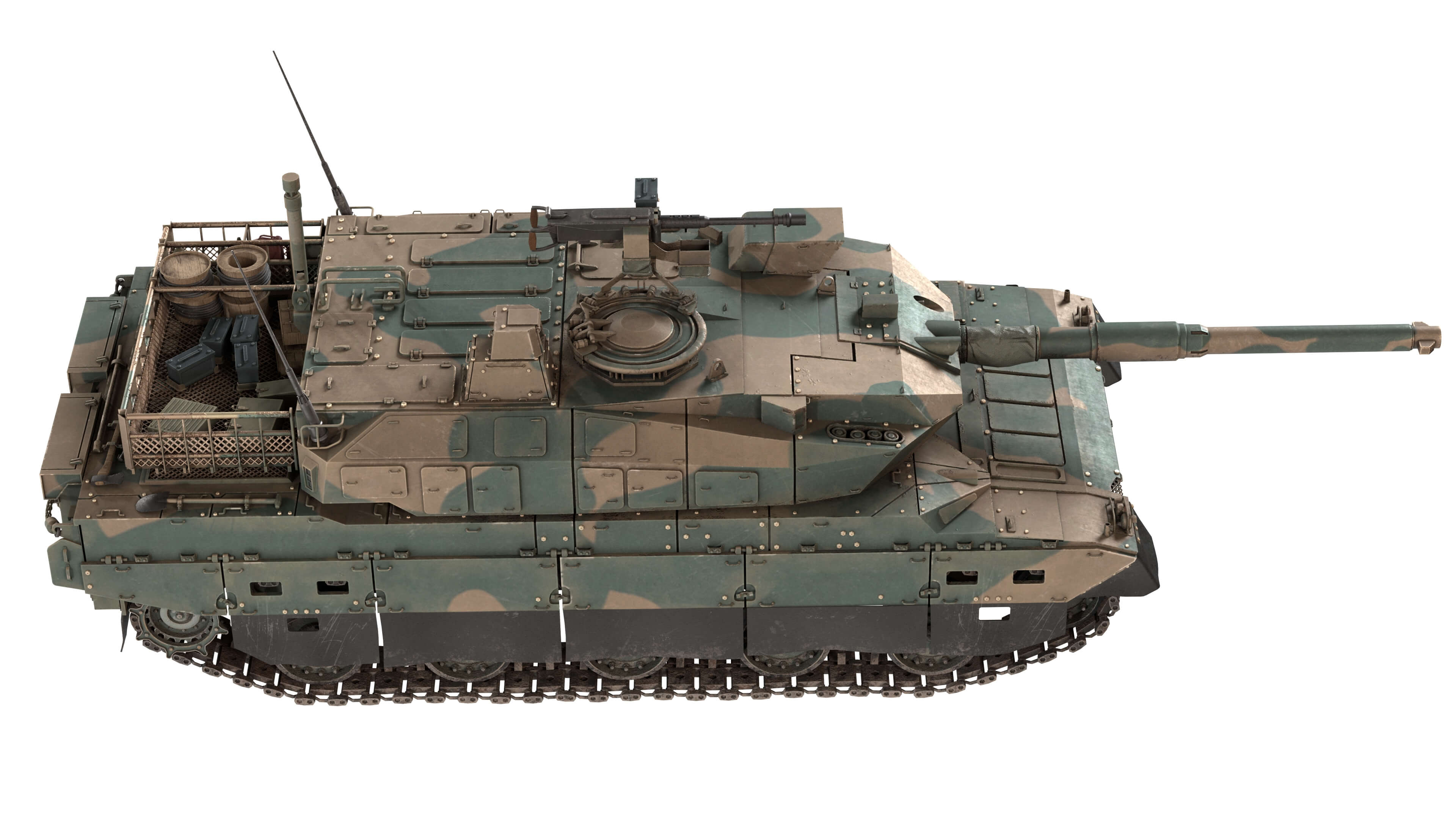 Type 10 Hitomaru MBT - 3D Model by 3dstudio