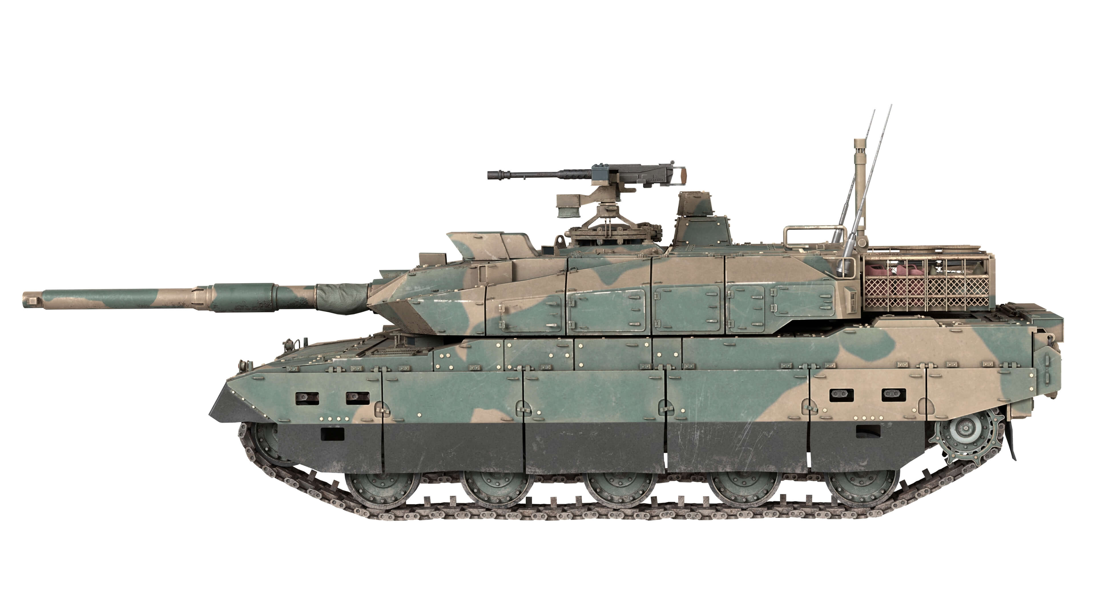Type 10 Hitomaru MBT - 3D Model by 3dstudio