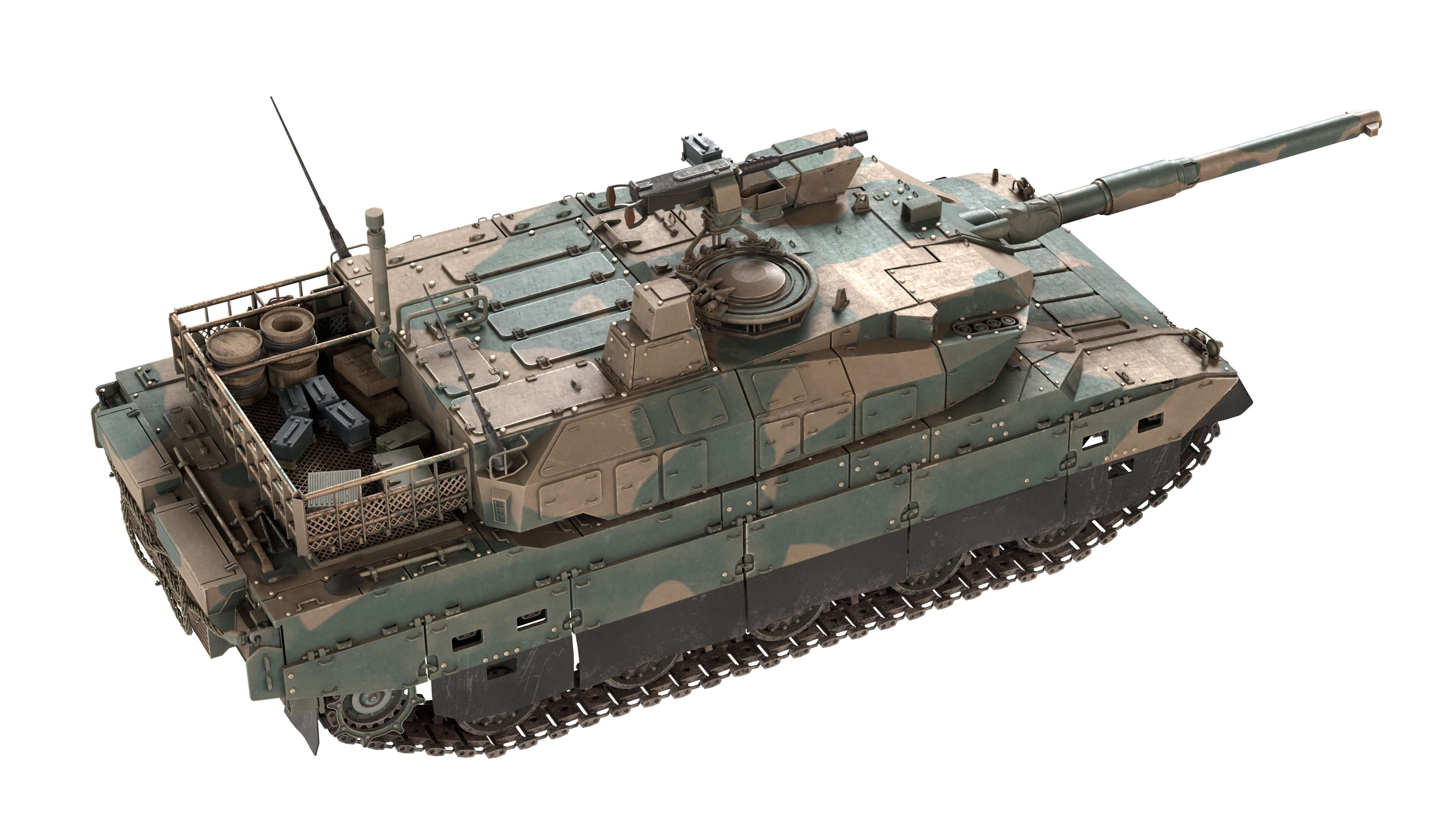 Type 10 Hitomaru MBT - 3D Model by 3dstudio
