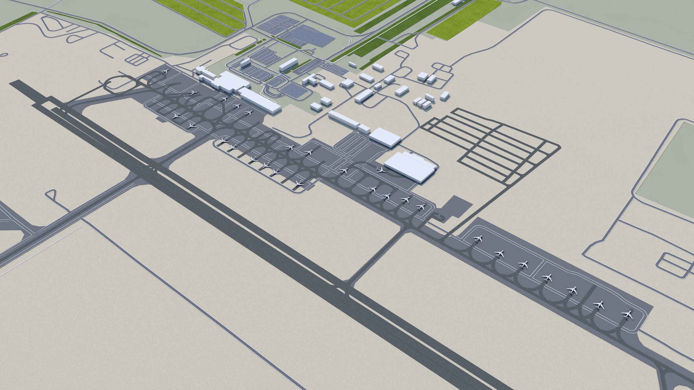 UFA, Russia 90km - 3D Model by 3dstudio