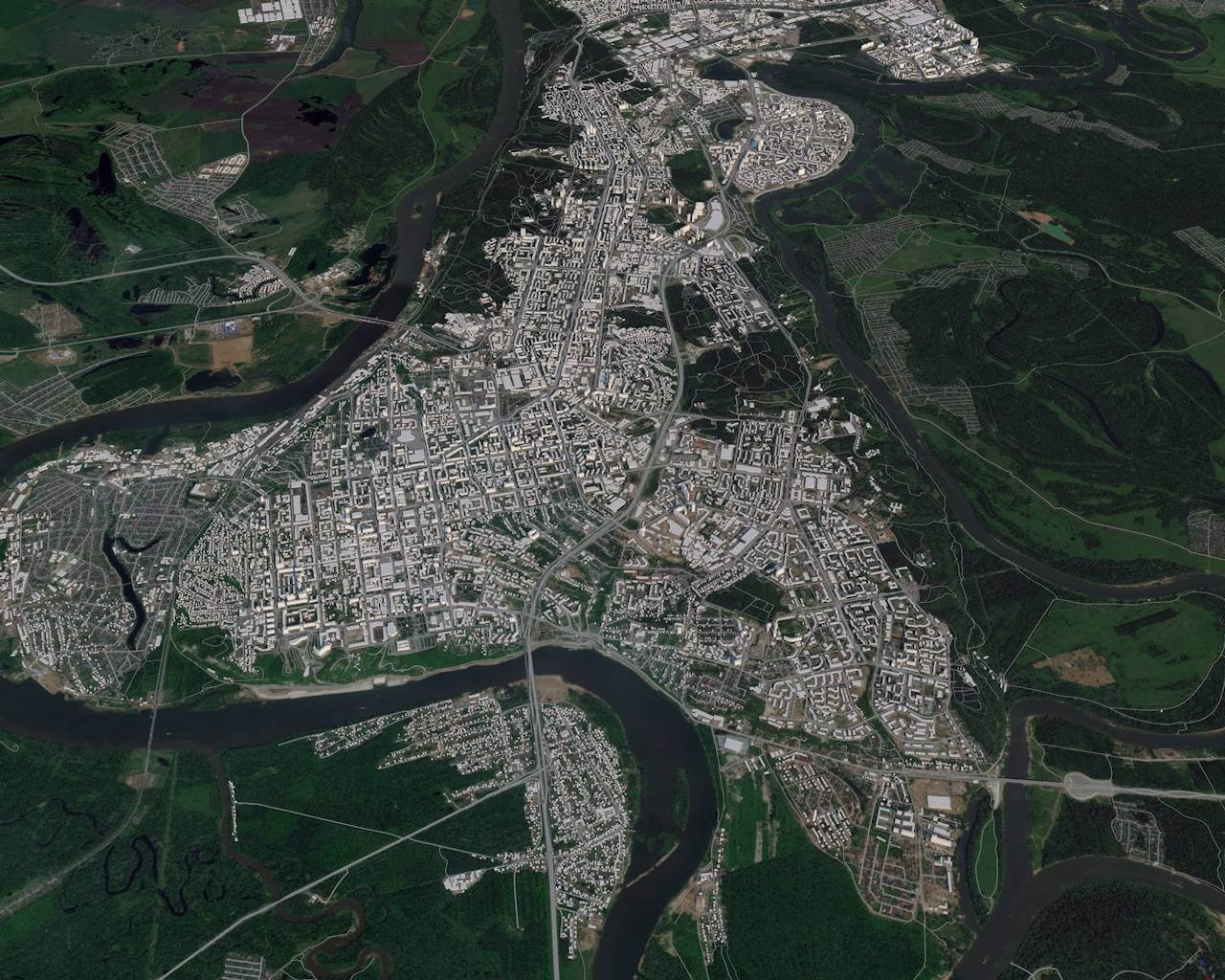 Ufa Russia - 3D Model by 3dstudio