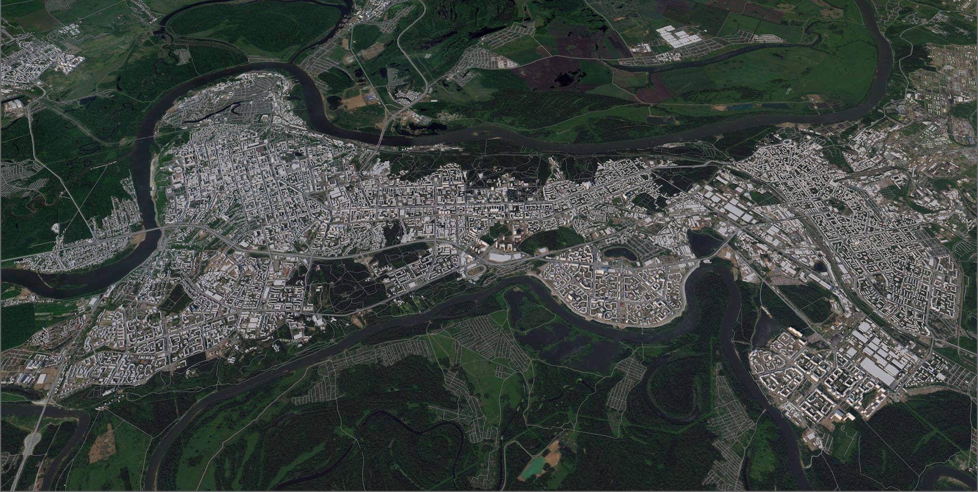 Ufa Russia - 3D Model by 3dstudio