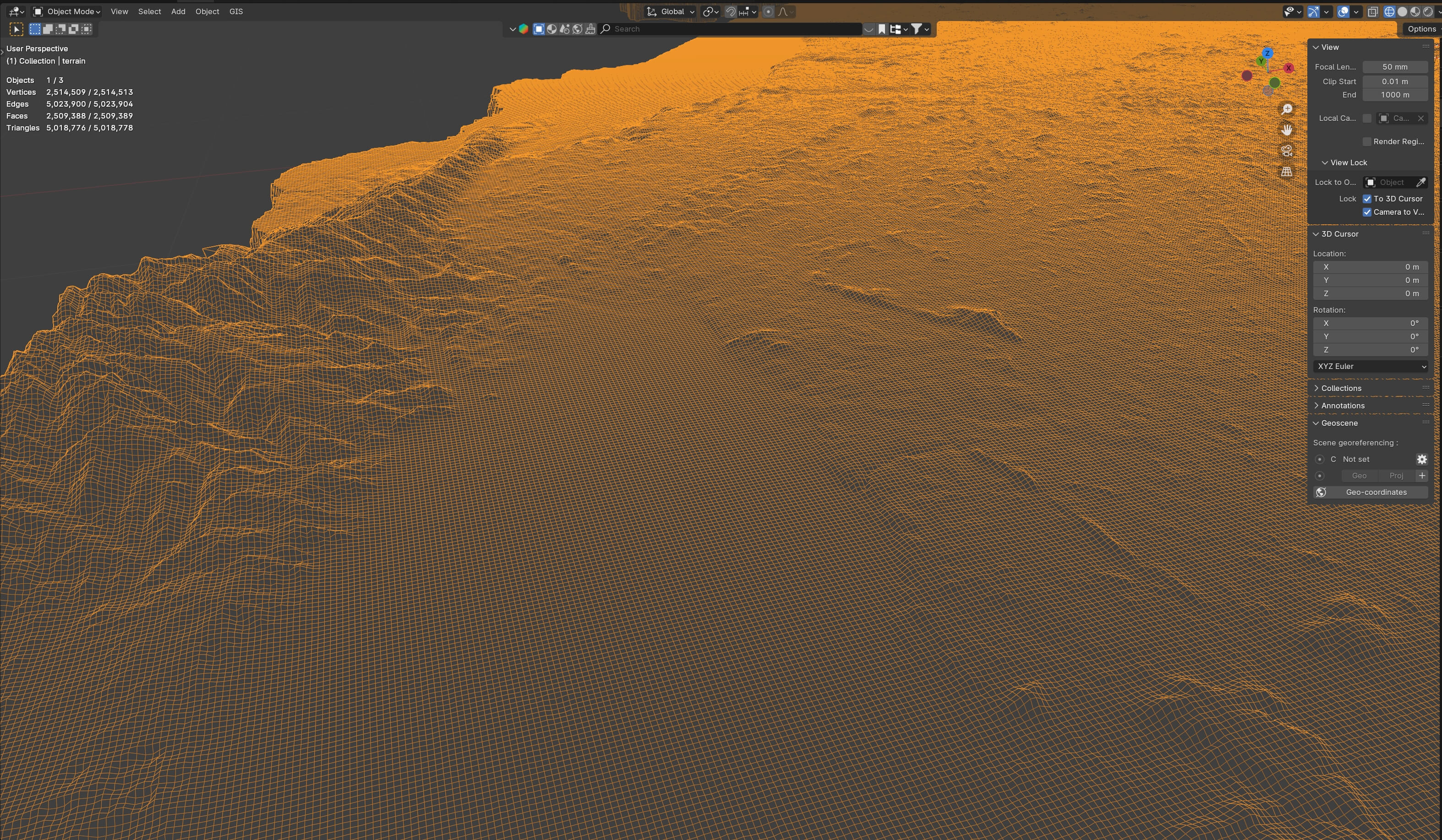 Uganda Terrain Map - 3D Model by 3dstudio