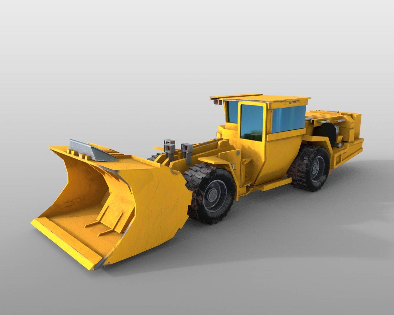 Underground Mining Haul - 3D Model by 3dstudio