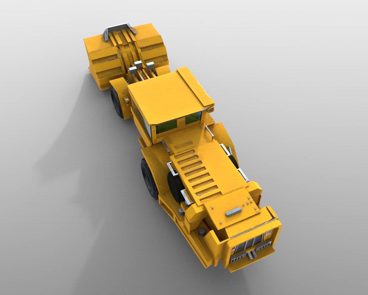 Underground Mining Haul - 3D Model by 3dstudio