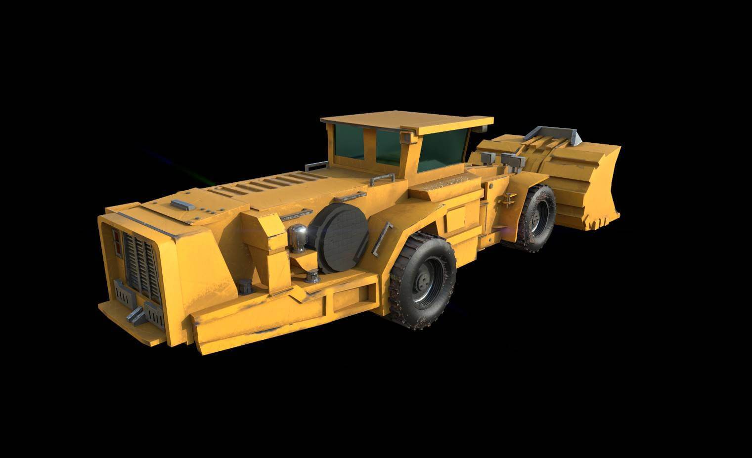 Underground Mining Haul - 3D Model by 3dstudio