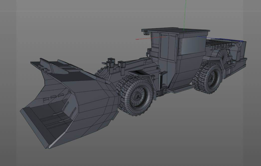 Underground Mining Haul - 3D Model by 3dstudio