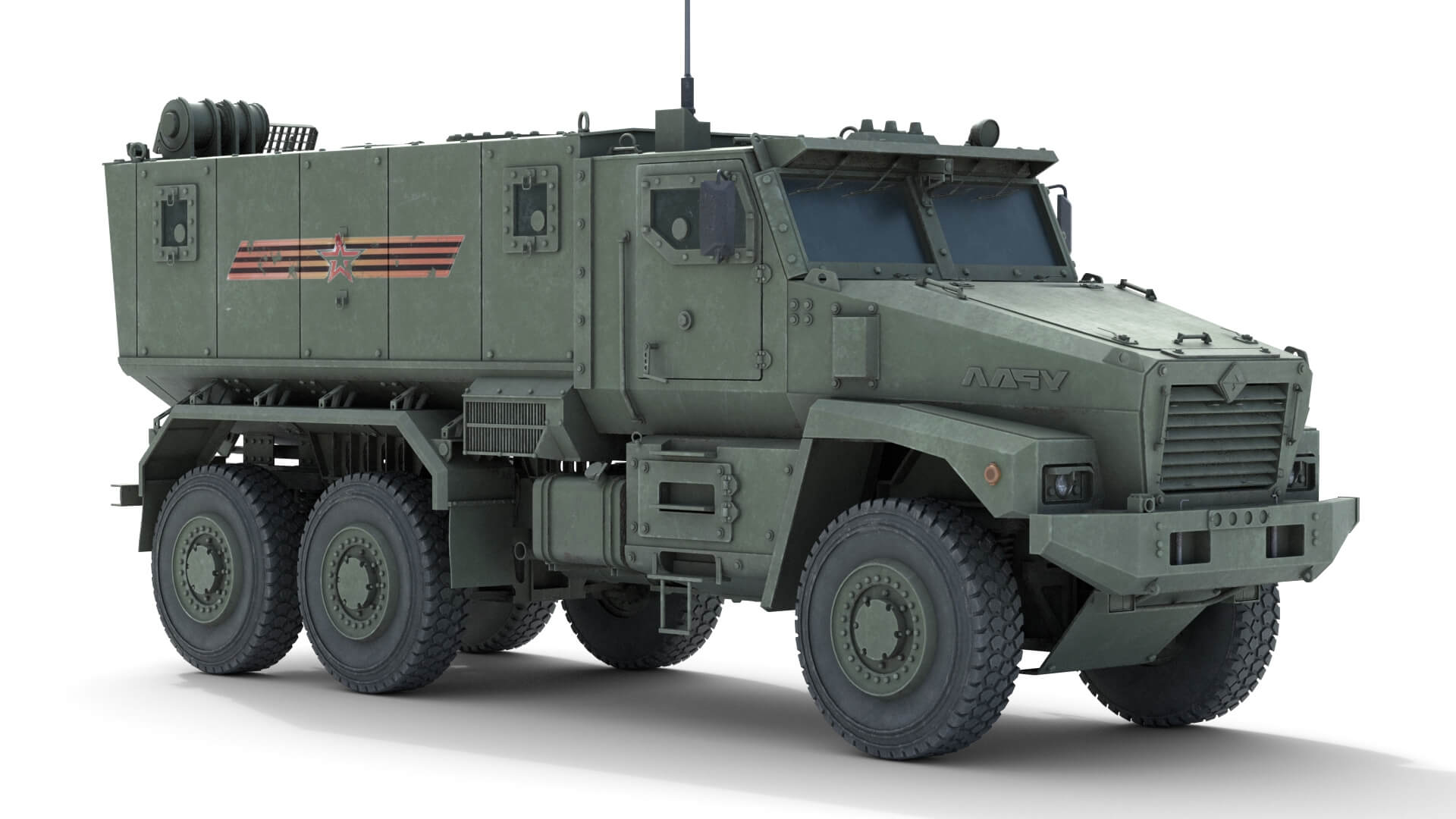 Ural Typhoon 63095 MRAP - 3D Model by 3dstudio