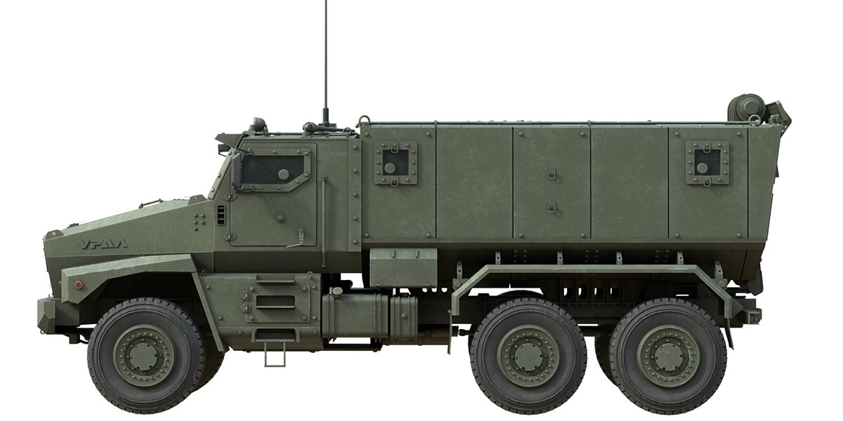 Ural Typhoon 63095 MRAP - 3D Model by 3dstudio