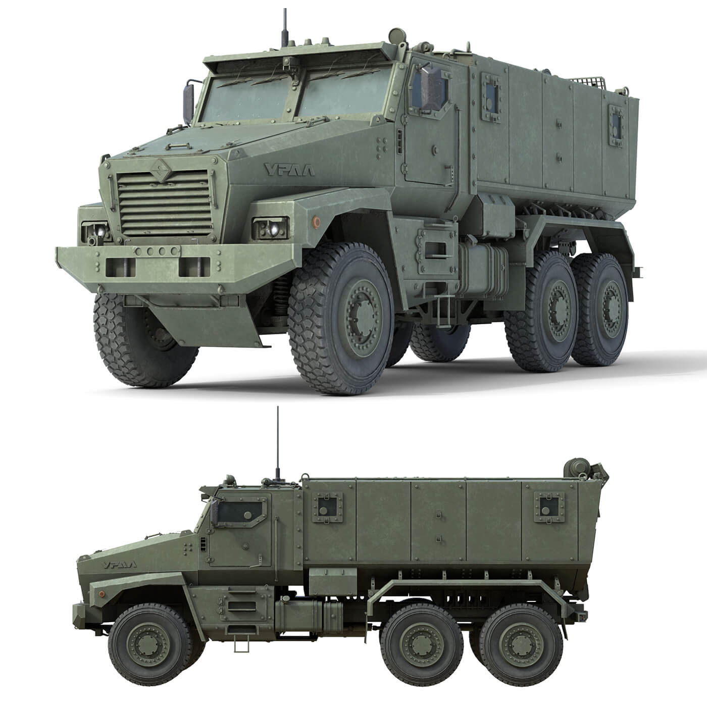Ural Typhoon 63095 MRAP - 3D Model by 3dstudio