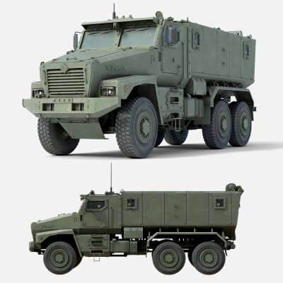 Ural Typhoon 63095 MRAP - 3D Model by 3dstudio