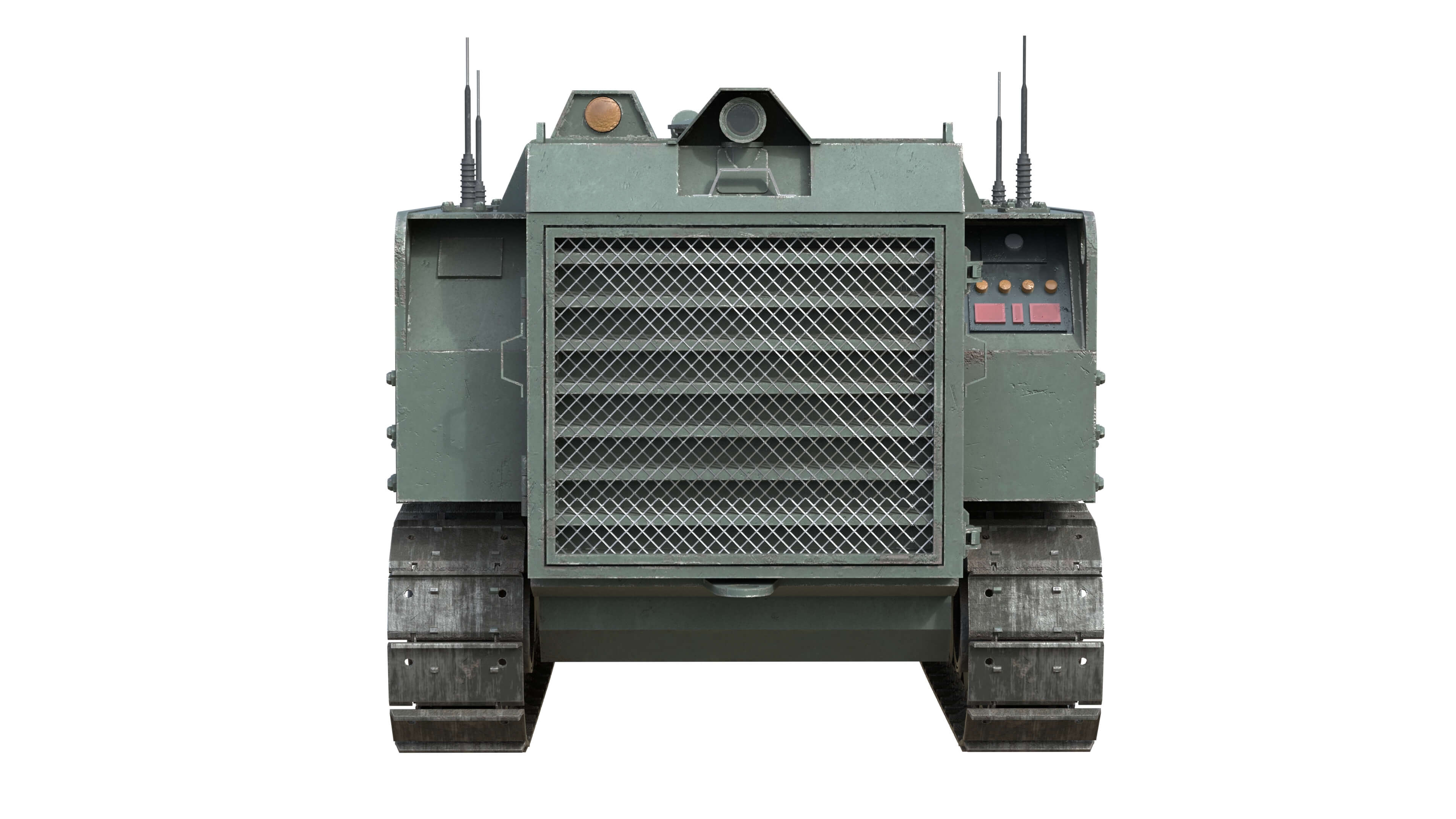 Uran 6 Mine Clearing Robot - 3D Model by 3dstudio