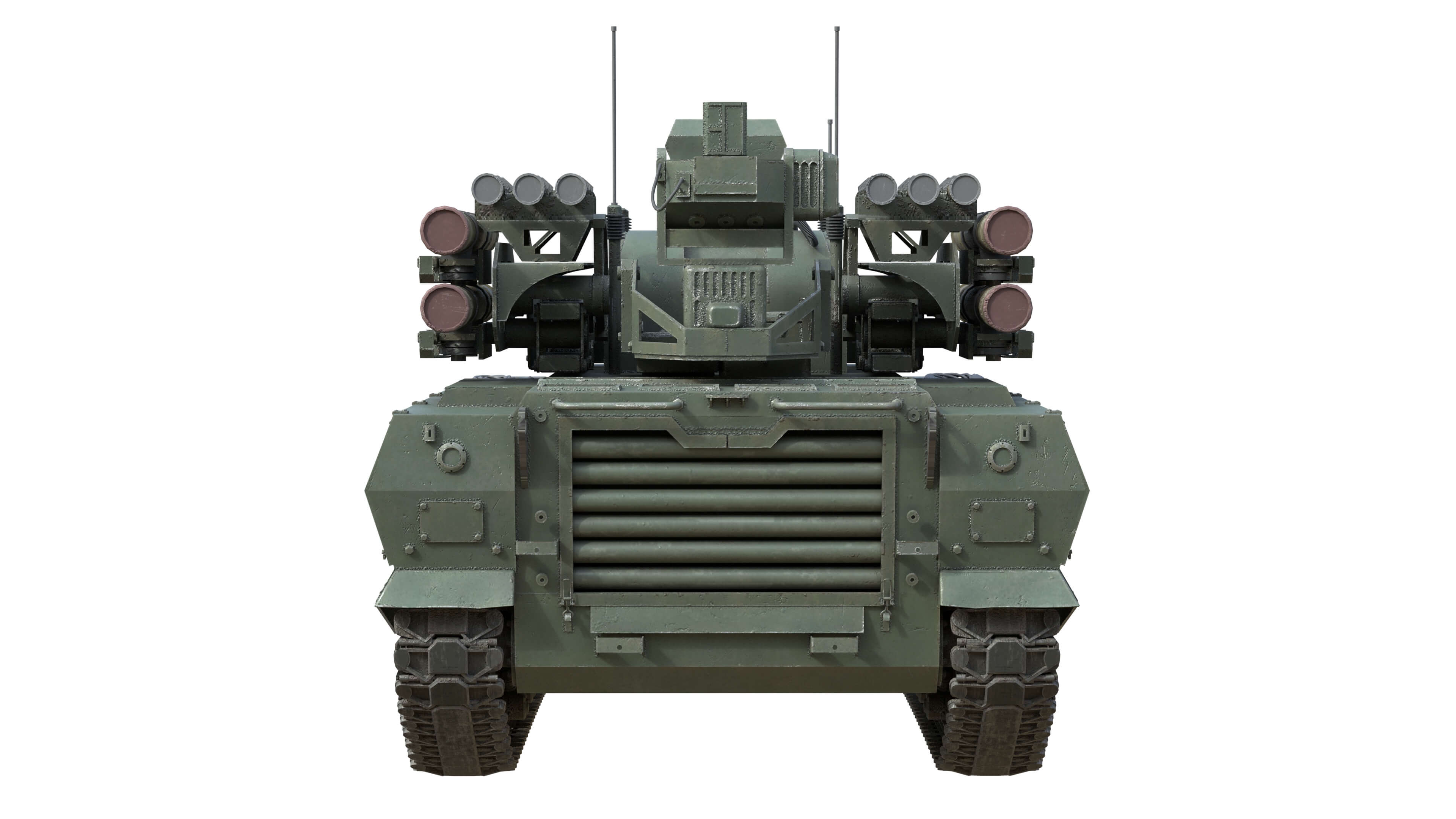 Uran-9 combat tank 3D Model by 3dstudio