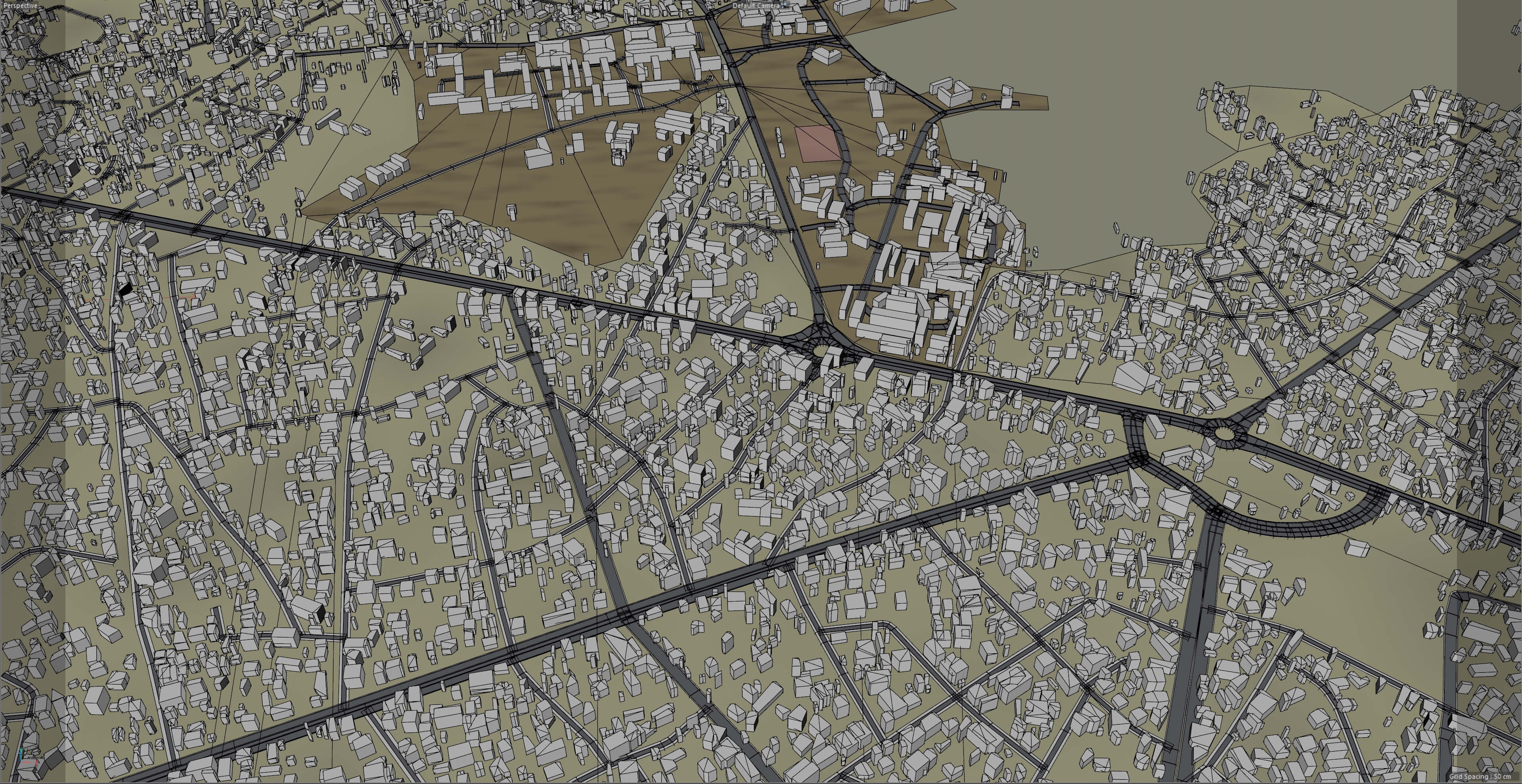 Uyo City Nigeria 3D Model 35km by 3dstudio