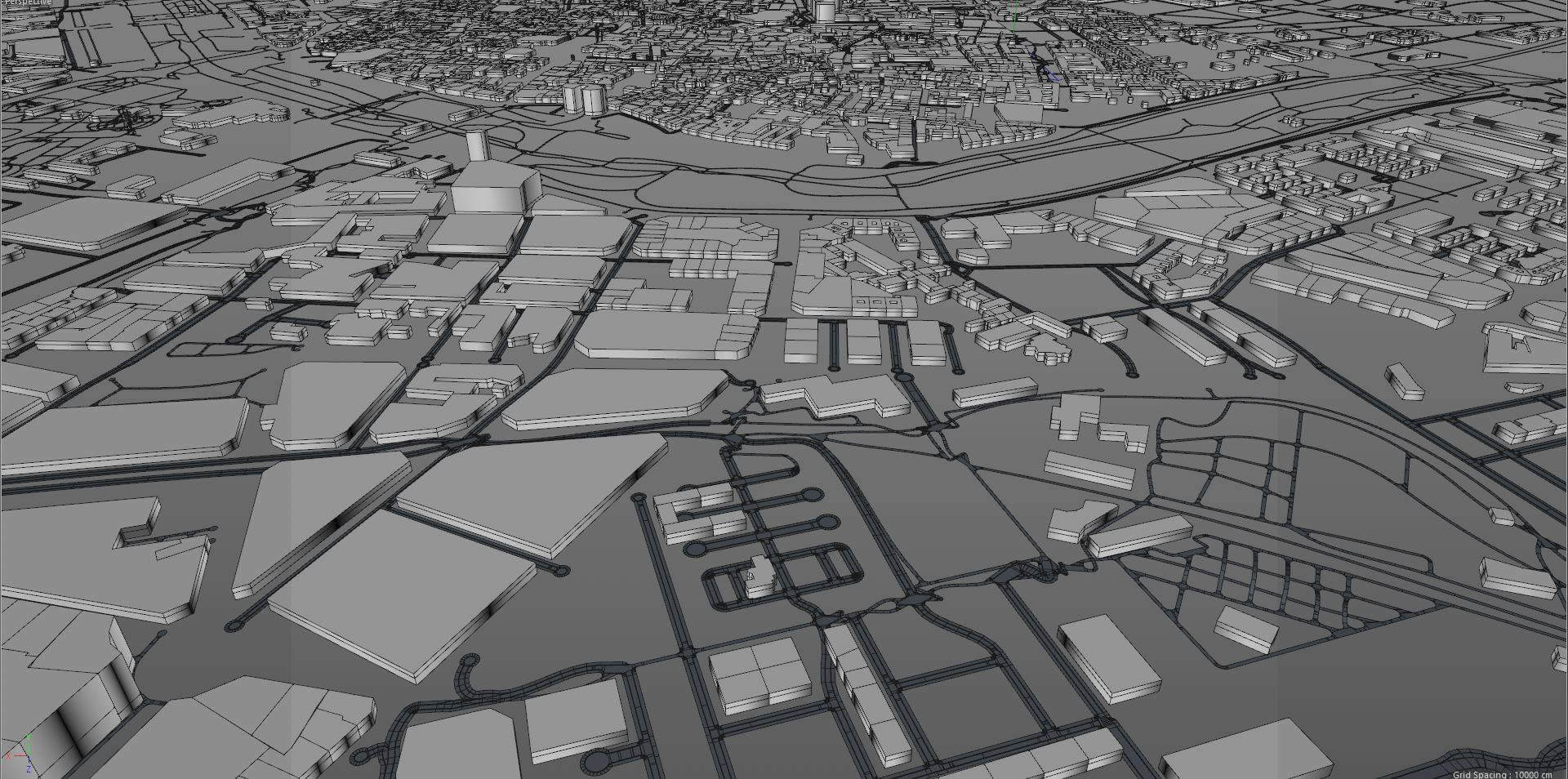 Valencia Spain - 3D Model by 3dstudio